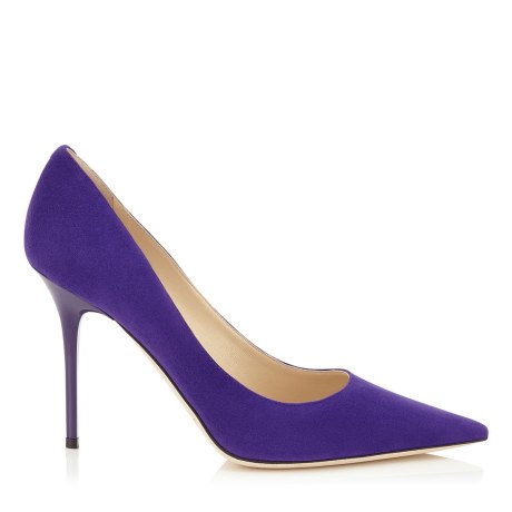 Violet Suede Pointy Toe Pumps | Abel | Cruise 15 | JIMMY CHOO