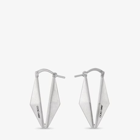 Diamond Chain Earring | Silver Finish Earrings | JIMMY CHOO