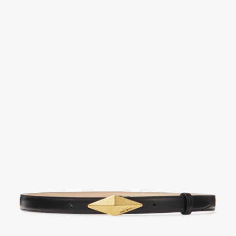 DIAMOND CLASP BELT | Black Leather Clasp Belt | Autumn Collection ...