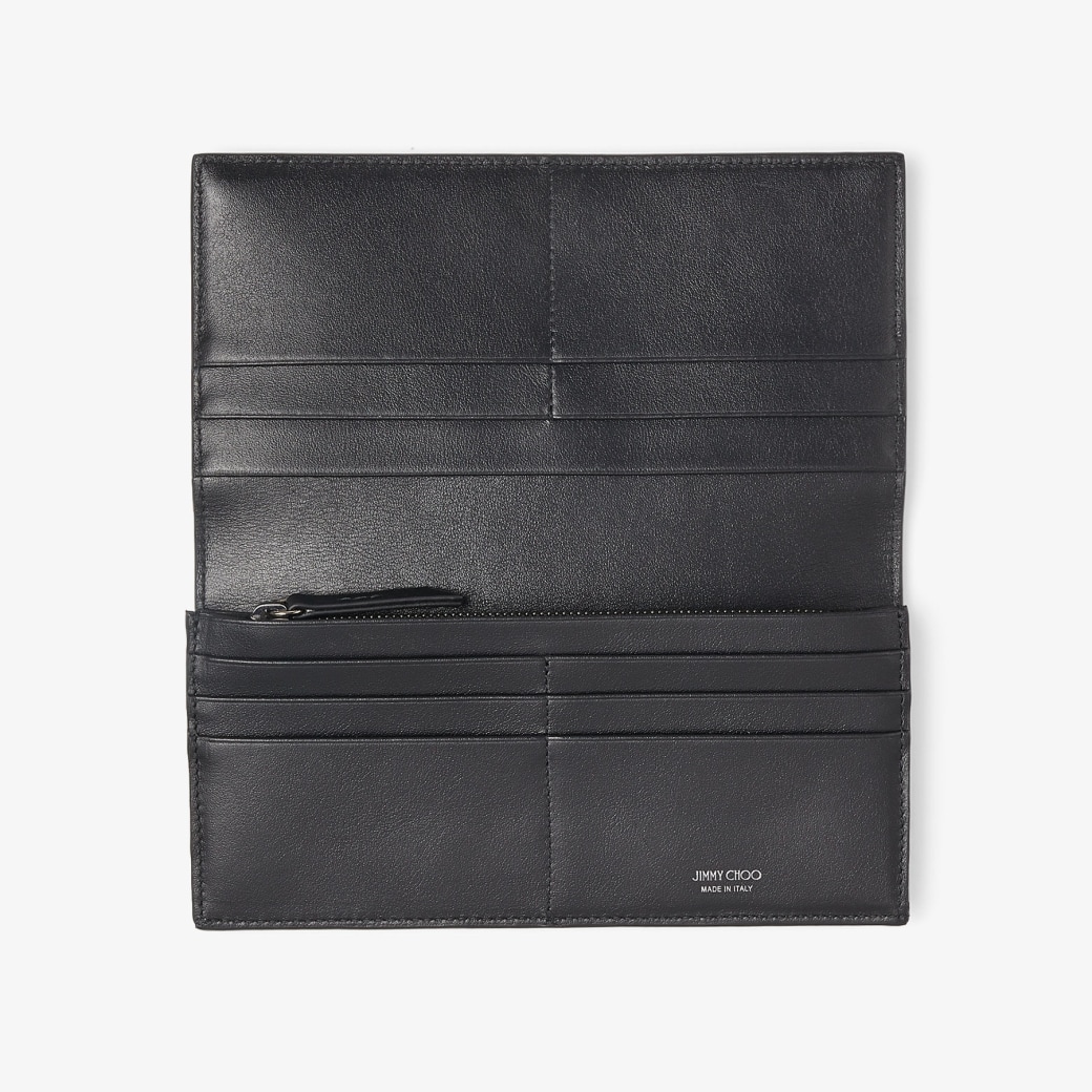 COAT POCKET WALLET | Smoke Leather Coat Wallet with JC Monogram ...