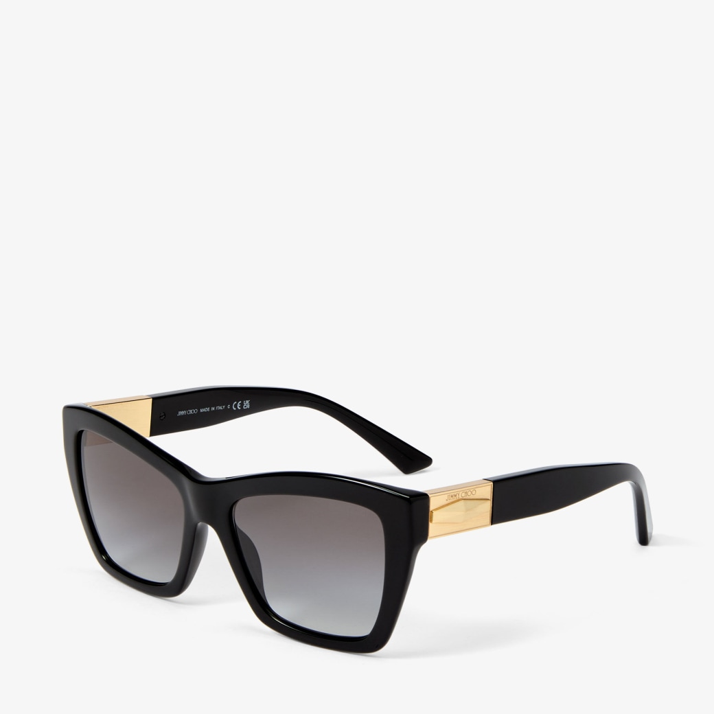 Elina | Black Cat Eye Sunglasses | Jimmy Choo