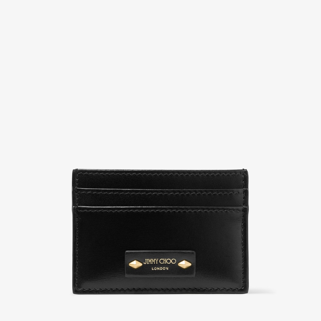 Umika | Black/Gold Calf Leather SLG | JIMMY CHOO US