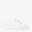 DIAMOND LIGHT MAXI/F | White Nappa Leather Low-Top Trainers with Platform Sole | Summer ...