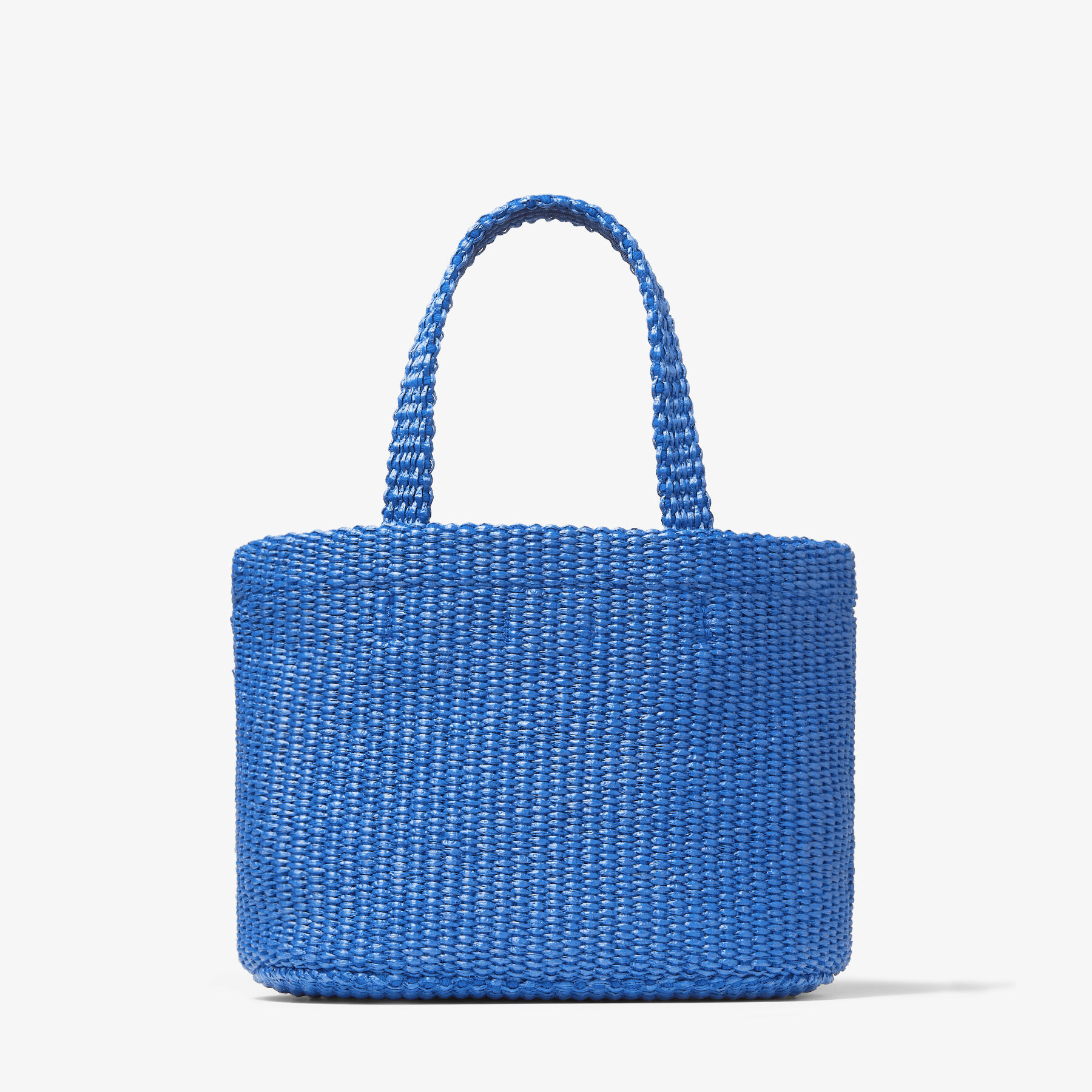 Beach Tote E/W Mini | Sky Raffia Embroidered Mini Tote Bag | JIMMY CHOO