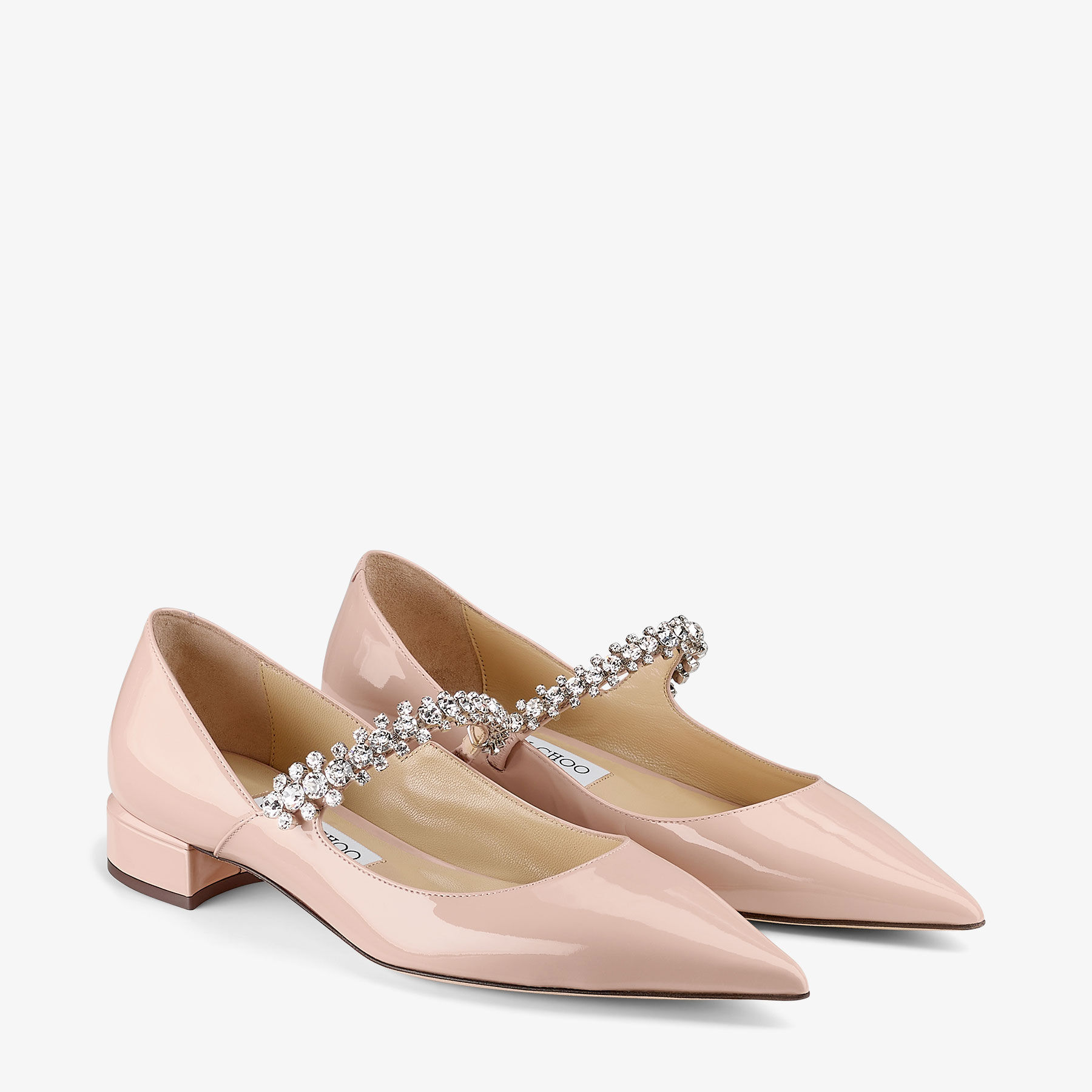Bing Pump Flat|Macaron Patent Leather Flats| JIMMY CHOO UK