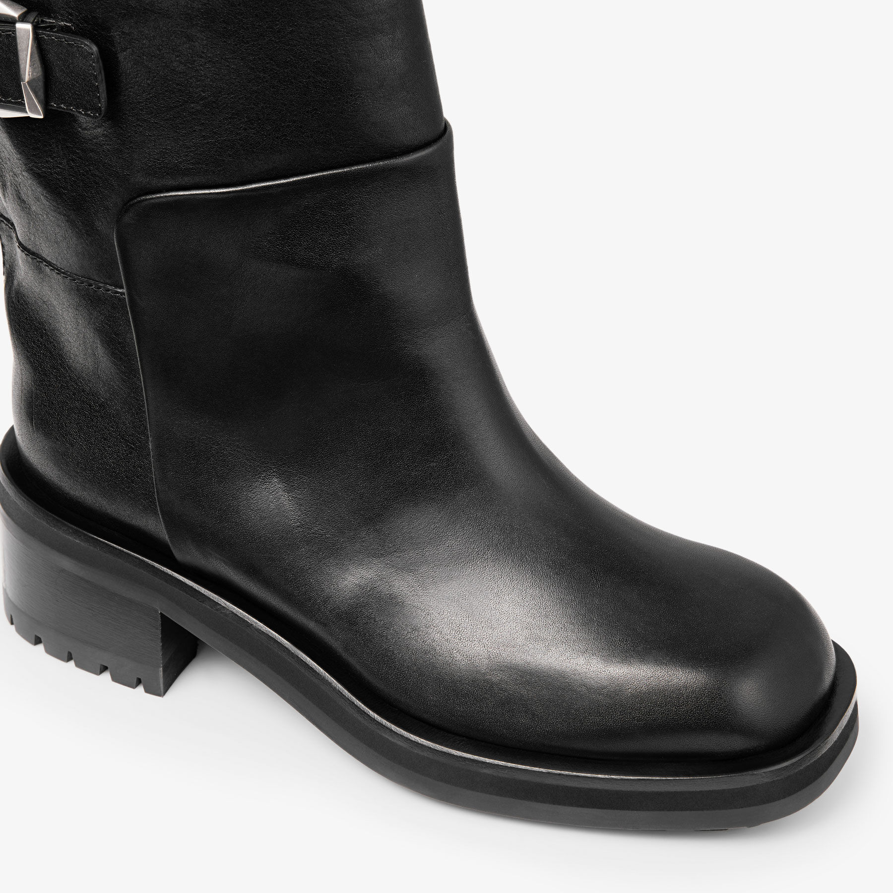 Brooklyn Ankle Boot 50 | Black Leather Ankle Boots | JIMMY CHOO