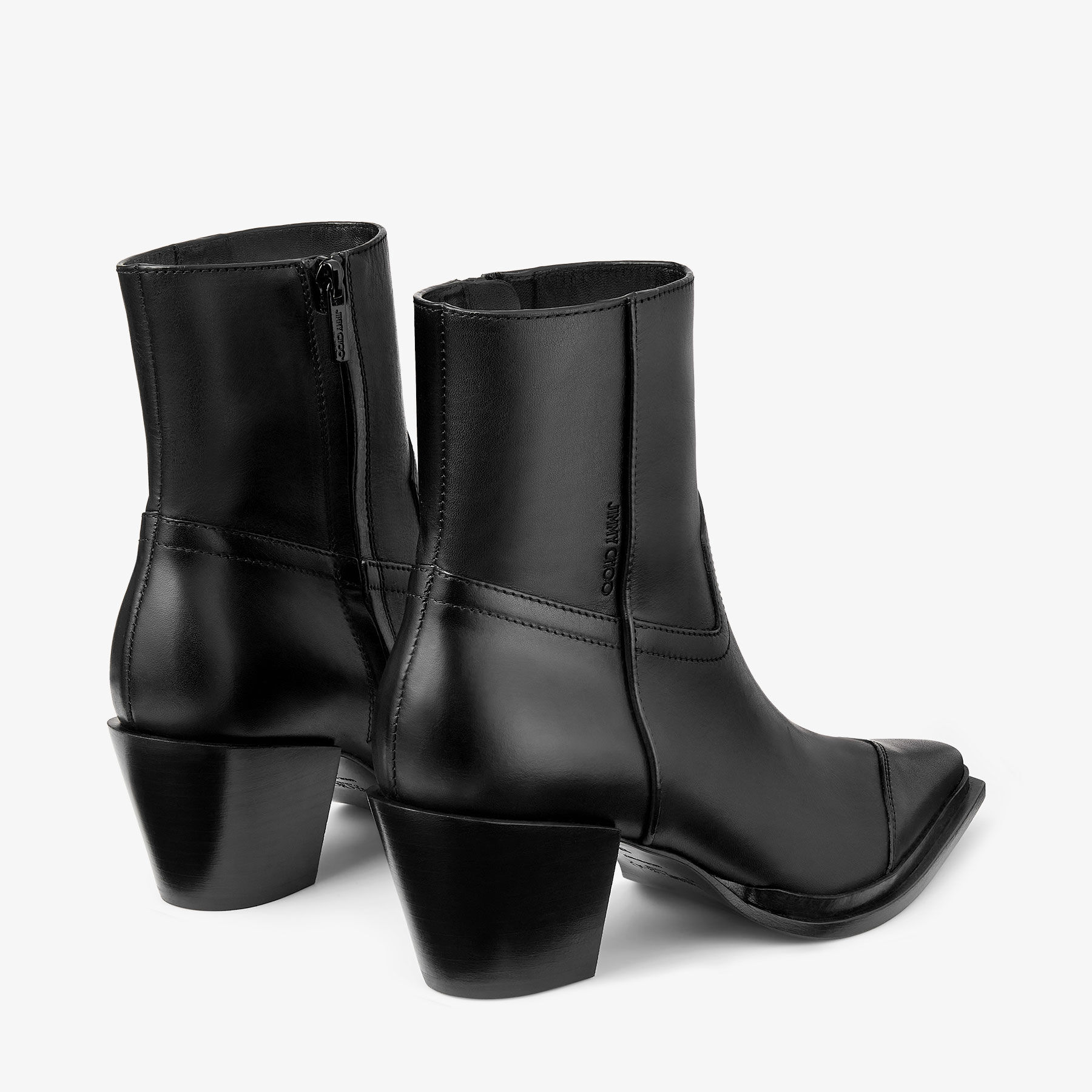 Cece AB 60 | Black Soft Vachetta Boot | JIMMY CHOO UK
