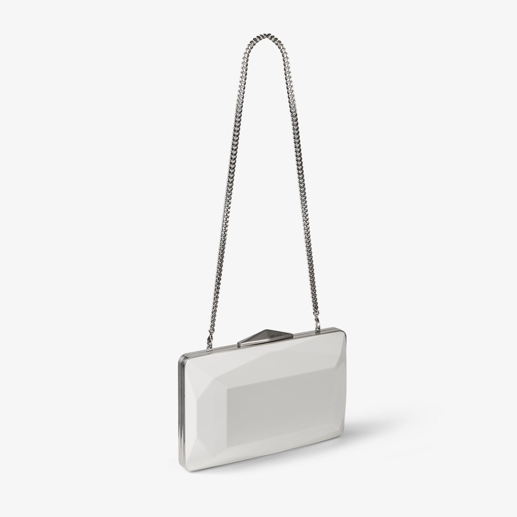 Diamond Box Clutch | Black and White Bi-Colour Acrylic Box Clutch Bag ...