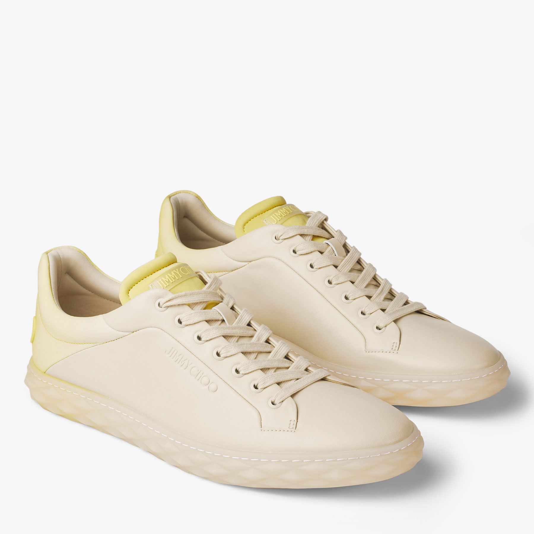 Diamond Light/M II|Bamboo Leather Trainer| JIMMY CHOO UK