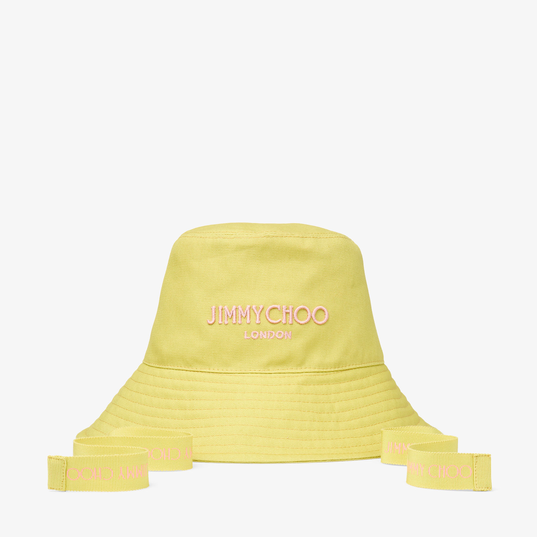 Helie|Yellow Cotton Bucket Hat| JIMMY CHOO UK