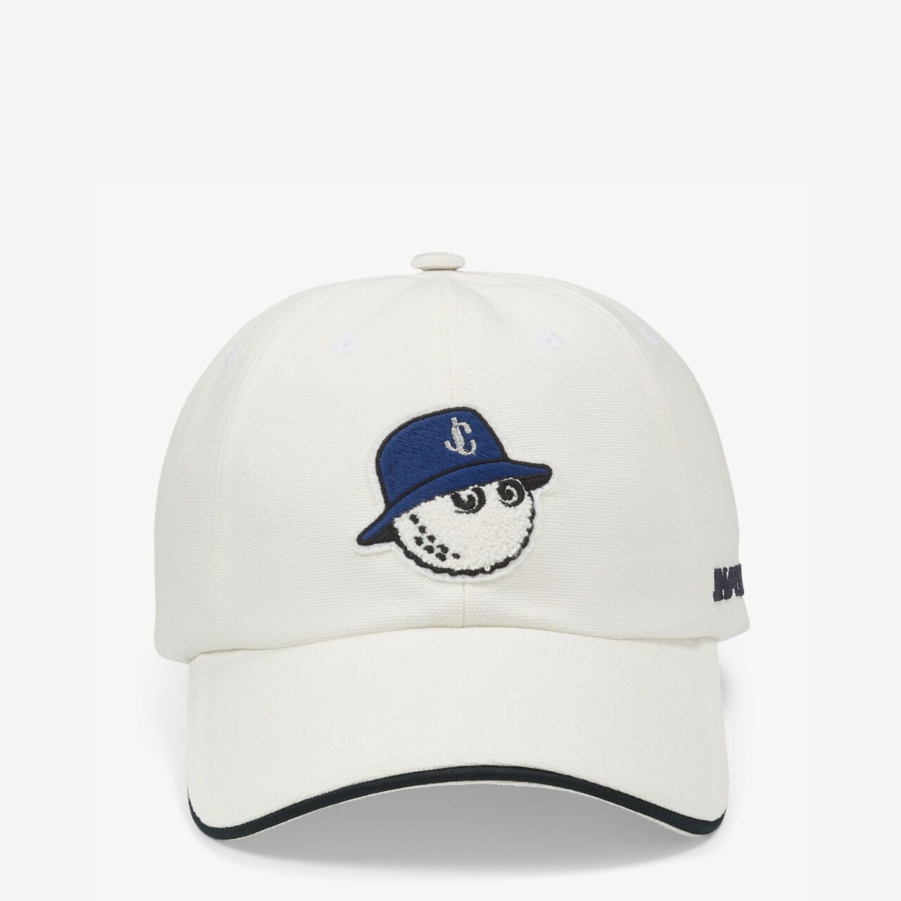 Jimmy Choo / Malbon Cap | Latte Embroidered Cotton Cap | Jimmy Choo ...