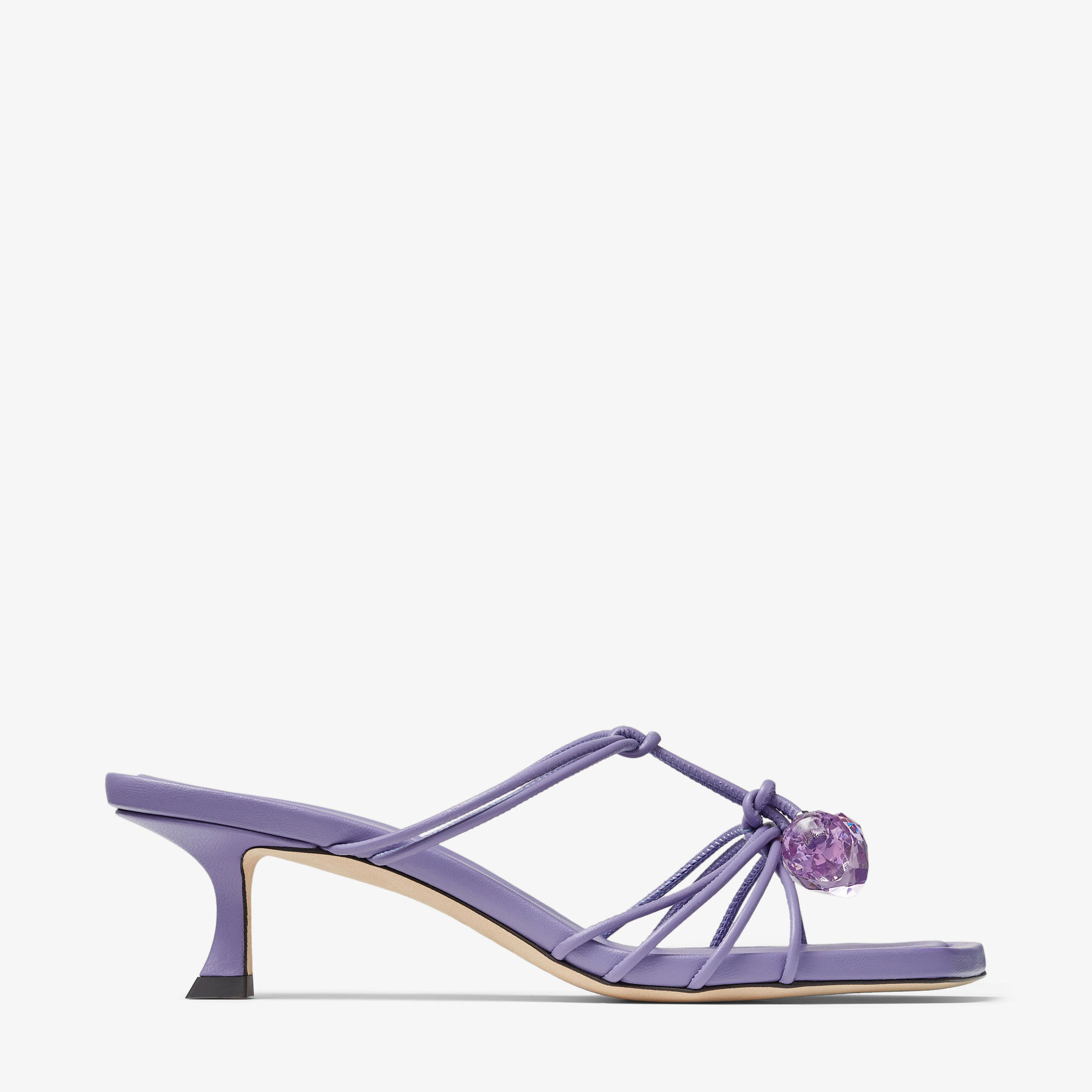 Jemma Mule 50 | Tanzanite Nappa Leather Sandals | JIMMY CHOO