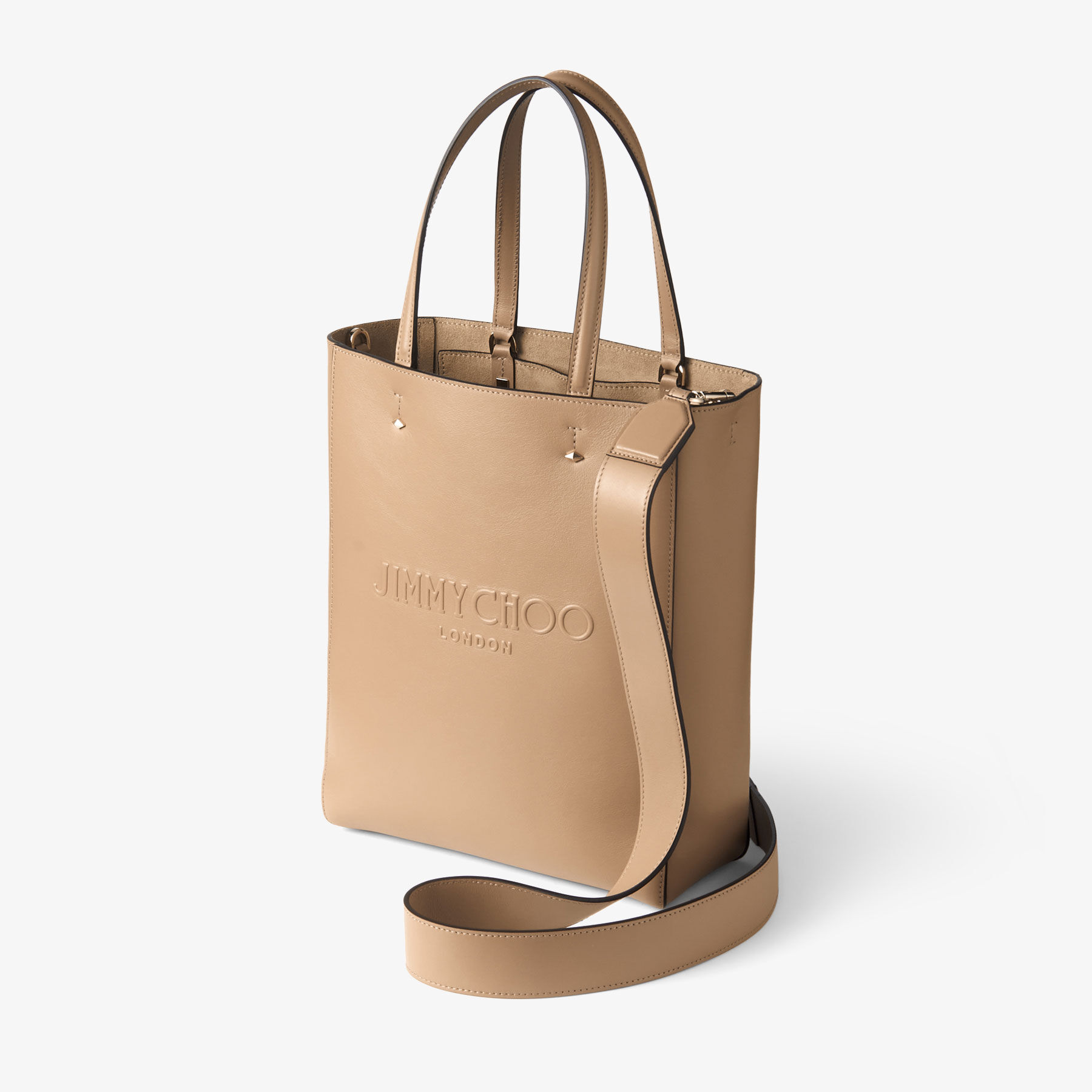 Lenny | Biscuit Calf Leather Tote Bag | JIMMY CHOO UK