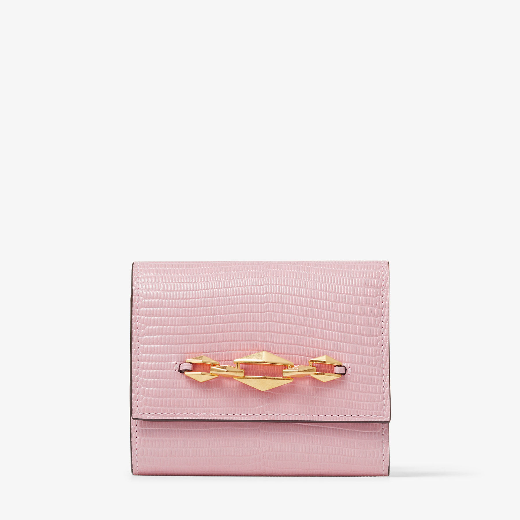 Marinda|Rose/Gold Lizard Print SLG| JIMMY CHOO