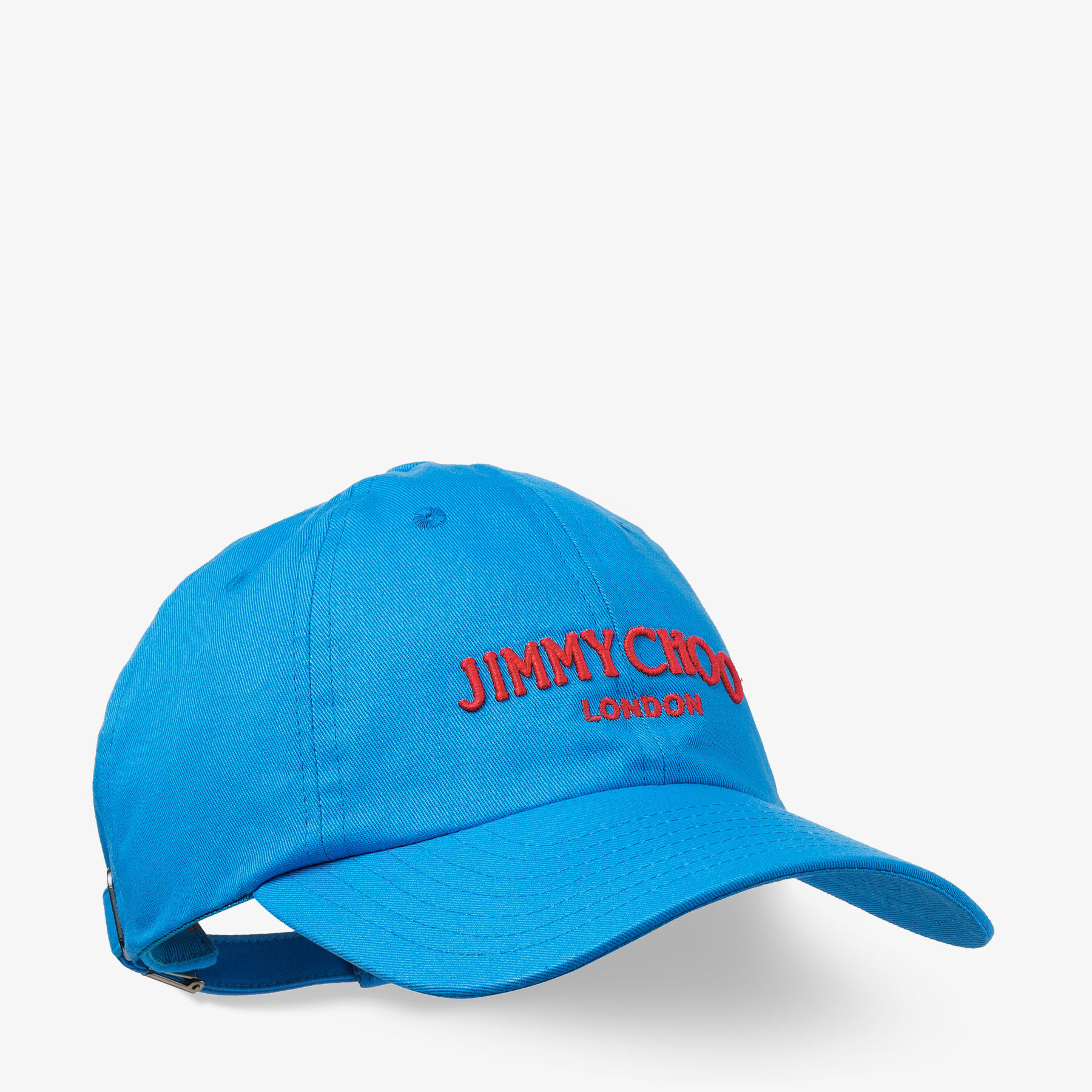 Pacifico | Sky/Paprika Embroidered Cotton Baseball Cap | JIMMY CHOO