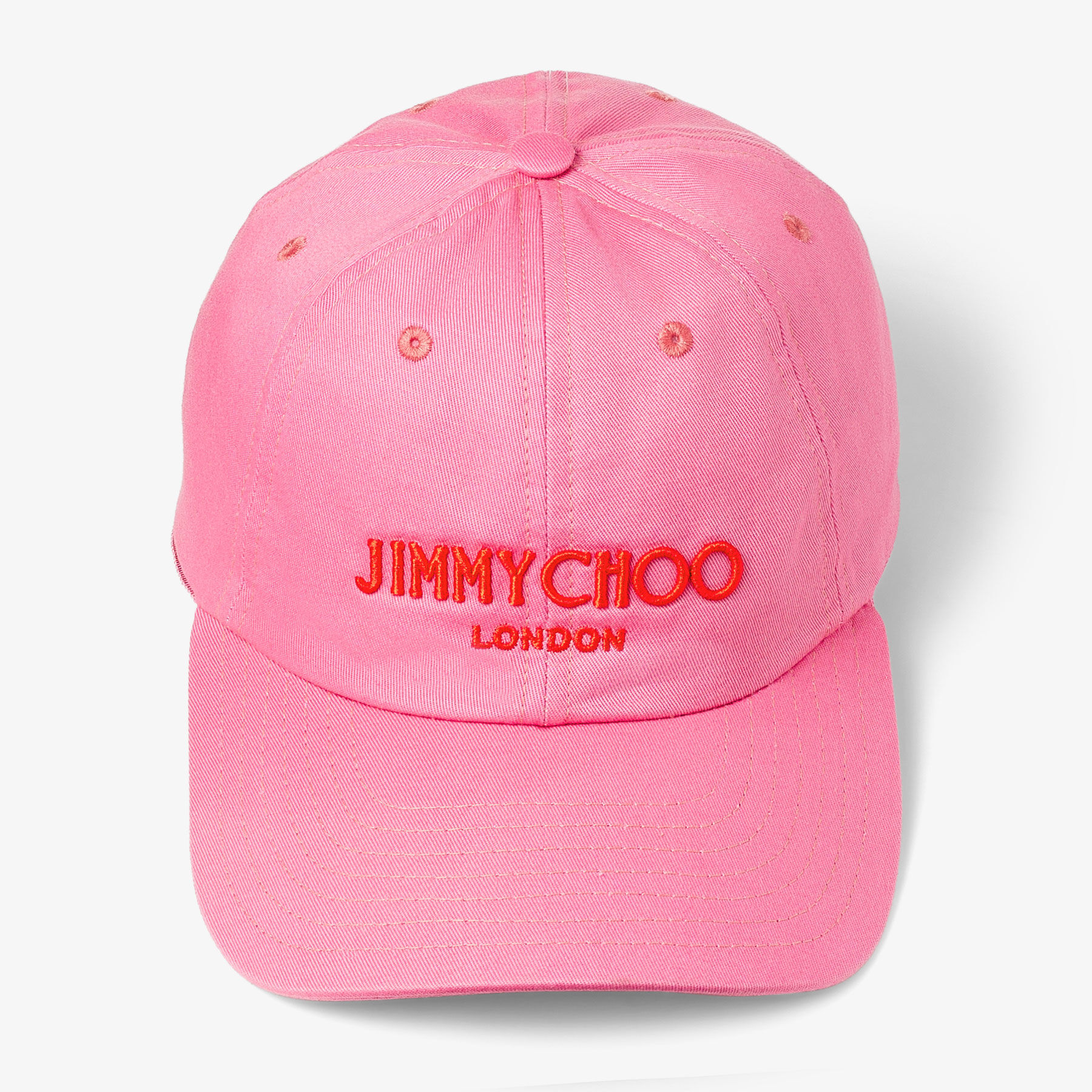 Pacifico | Paprika/Candy Pink Embroidered Cotton Baseball Cap | JIMMY ...