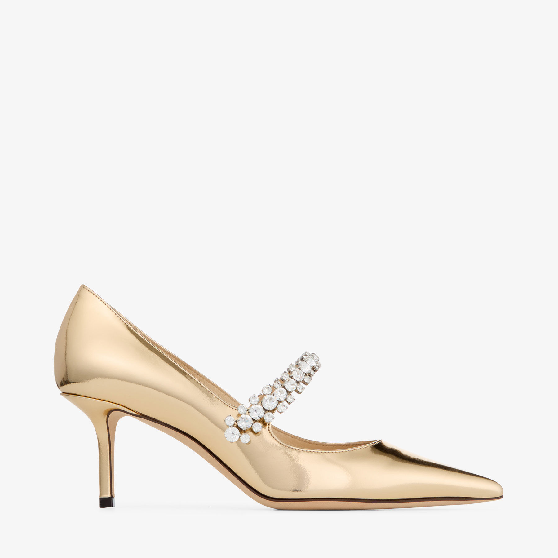 Bing Pump 65 | Gold Liquid Metal Leather Pumps | JIMMY CHOO AU