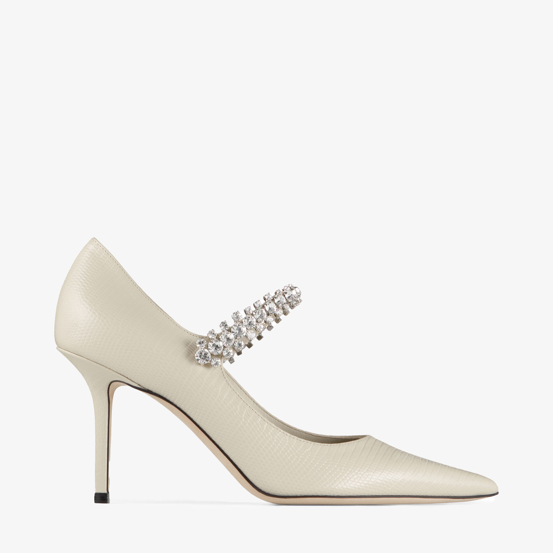 Bing Pump 85 | Bamboo Lizard Printed Leather Pumps | JIMMY CHOO AU