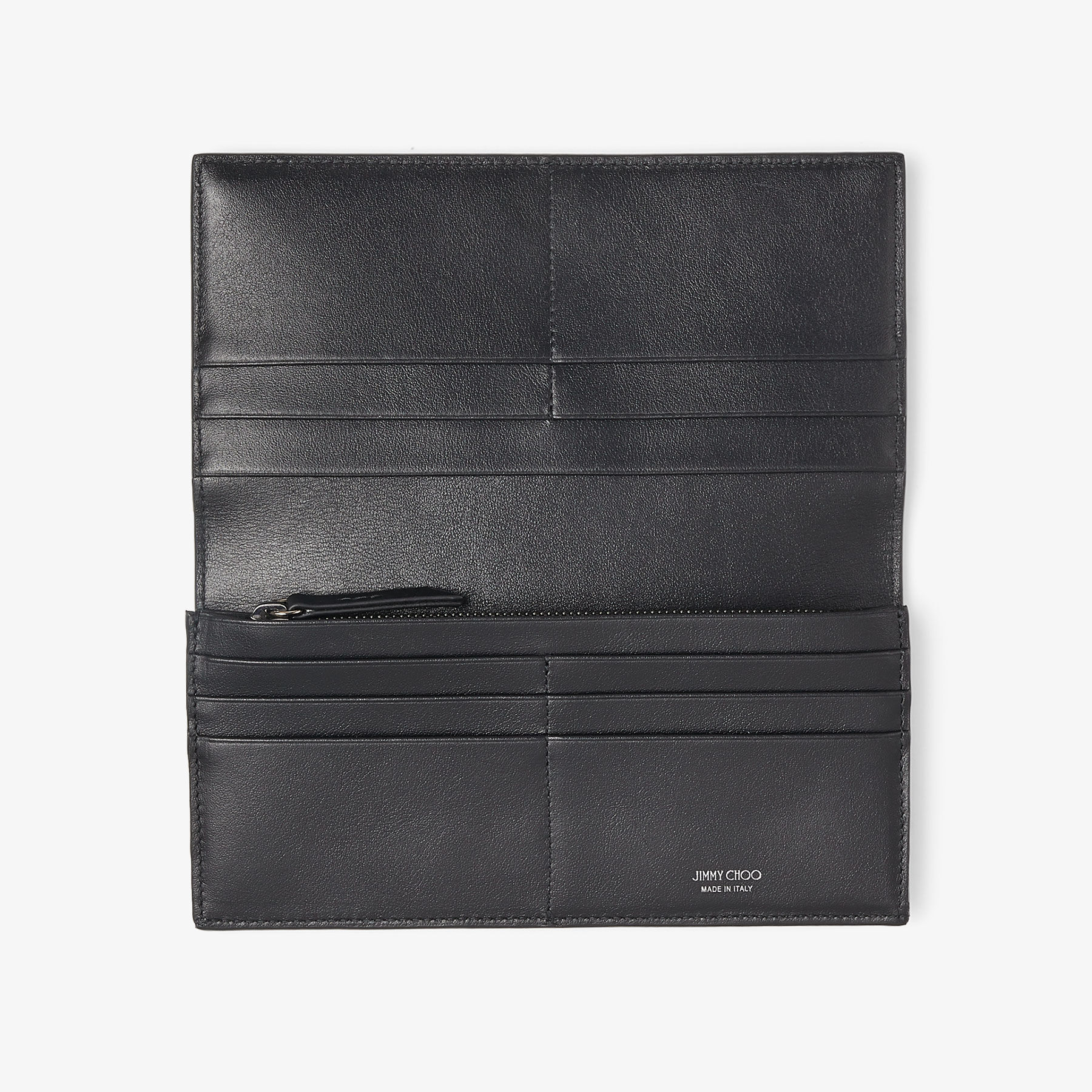 COAT POCKET WALLET | Smoke Leather Coat Wallet with JC Monogram ...