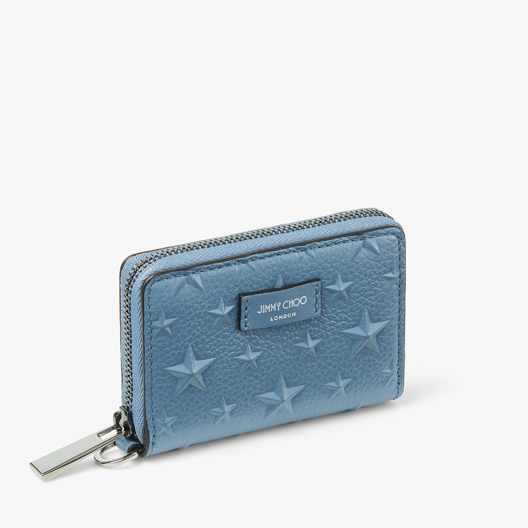 Danny | Deep Denim Embossed Leather SLG | JIMMY CHOO NZ