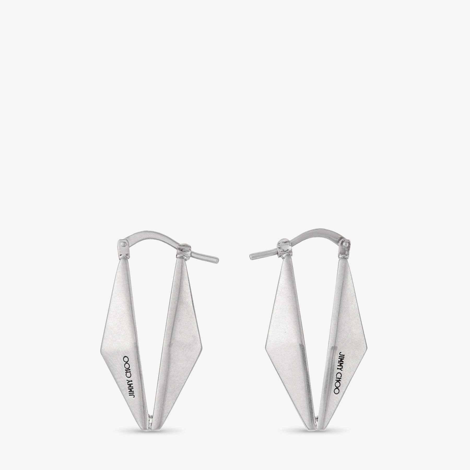 Diamond Chain Earring | Silver Finish Earrings | JIMMY CHOO