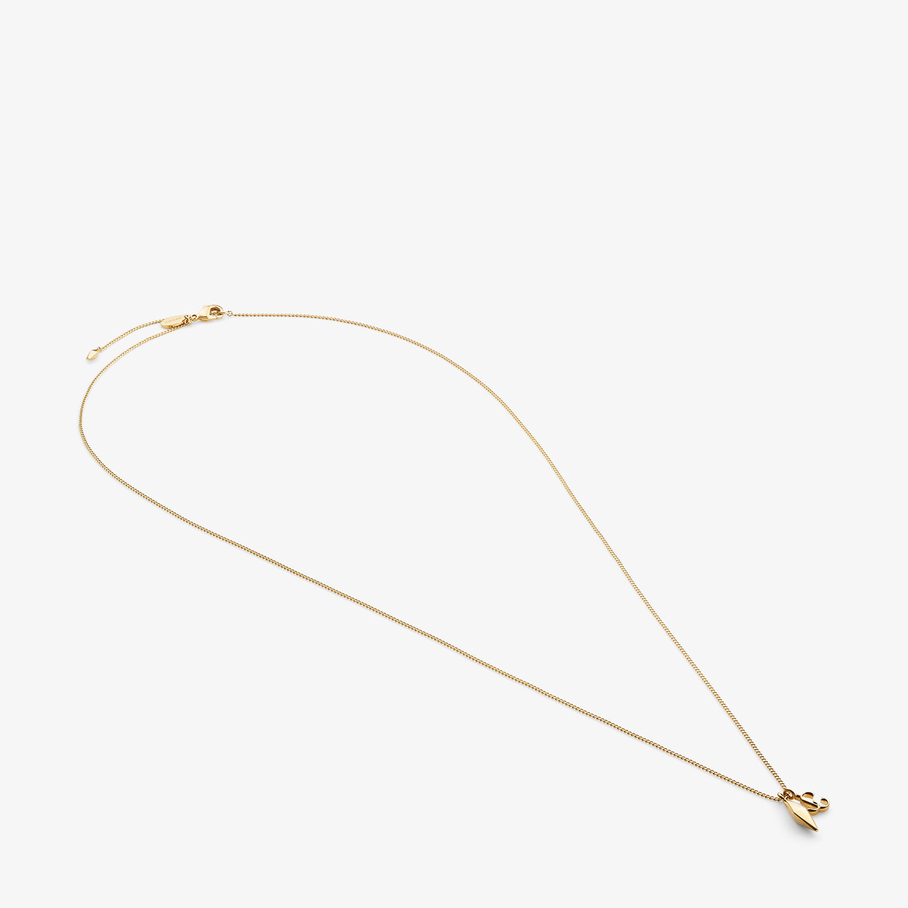 DIAMOND JC CHAIN | Gold-Finish JC Chain Necklace | New Collection | JIMMY CHOO AU