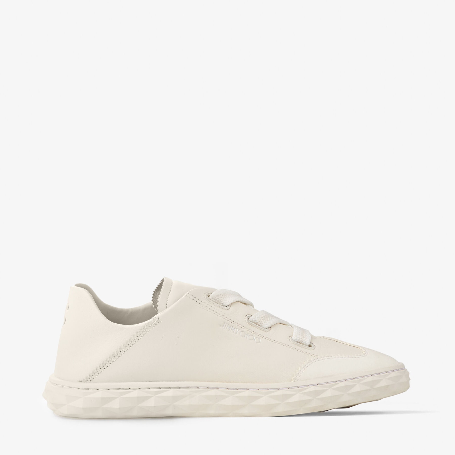 Diamond Light Flex/F| Latte Leather Trainers | JIMMY CHOO