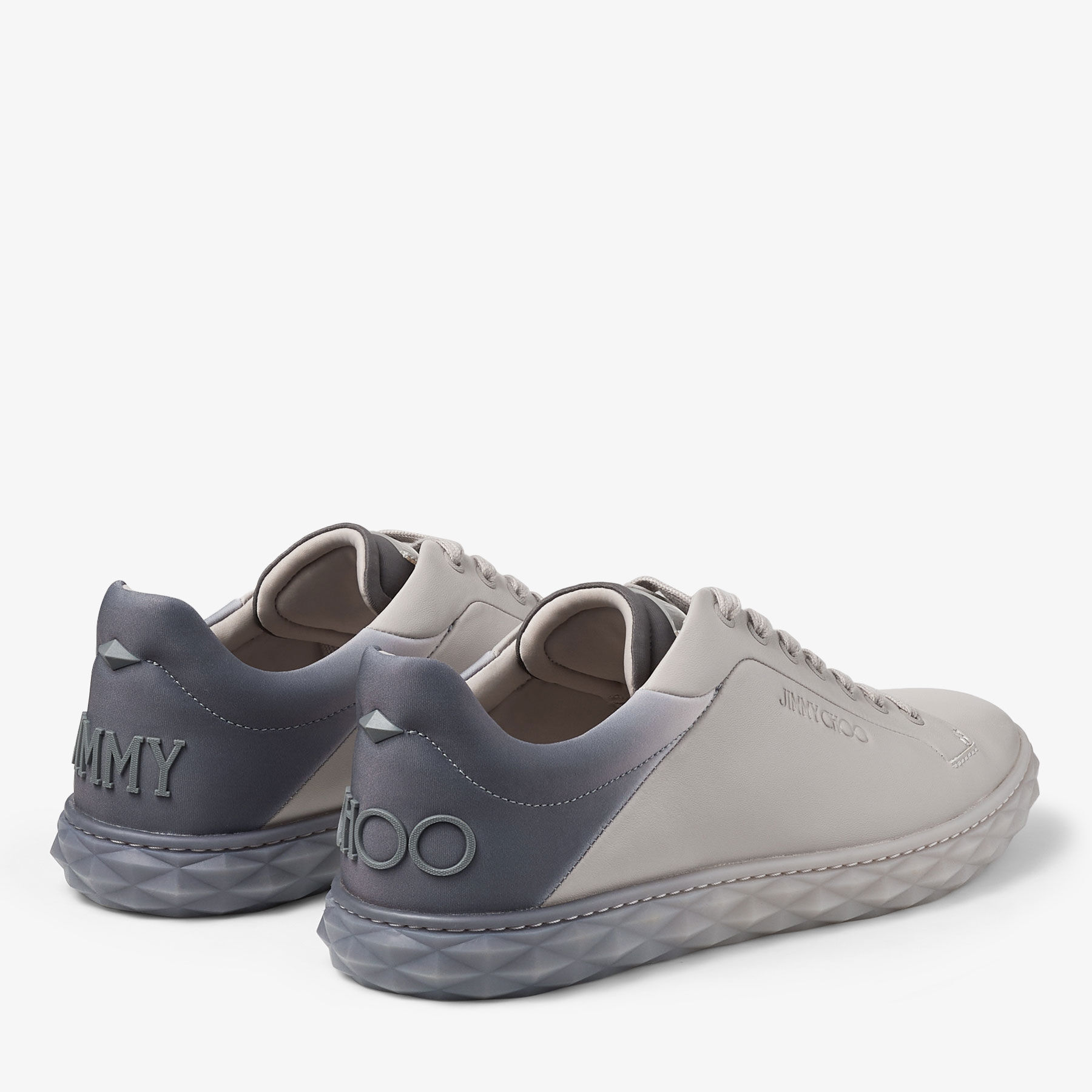 Diamond Light/M II | Ash Leather Trainer | JIMMY CHOO