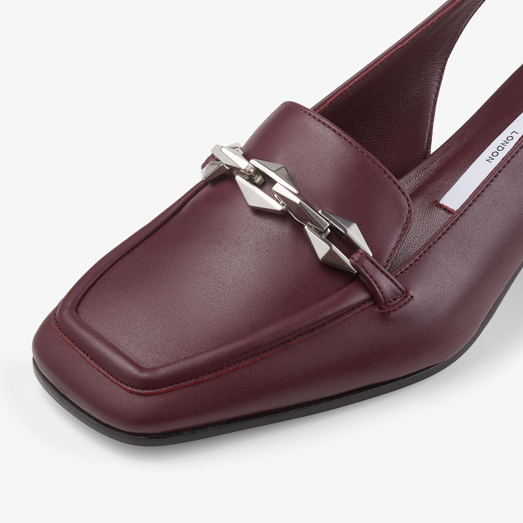 Diamond Tilda Sling Back 45 | Garnet Leather Pumps | JIMMY CHOO