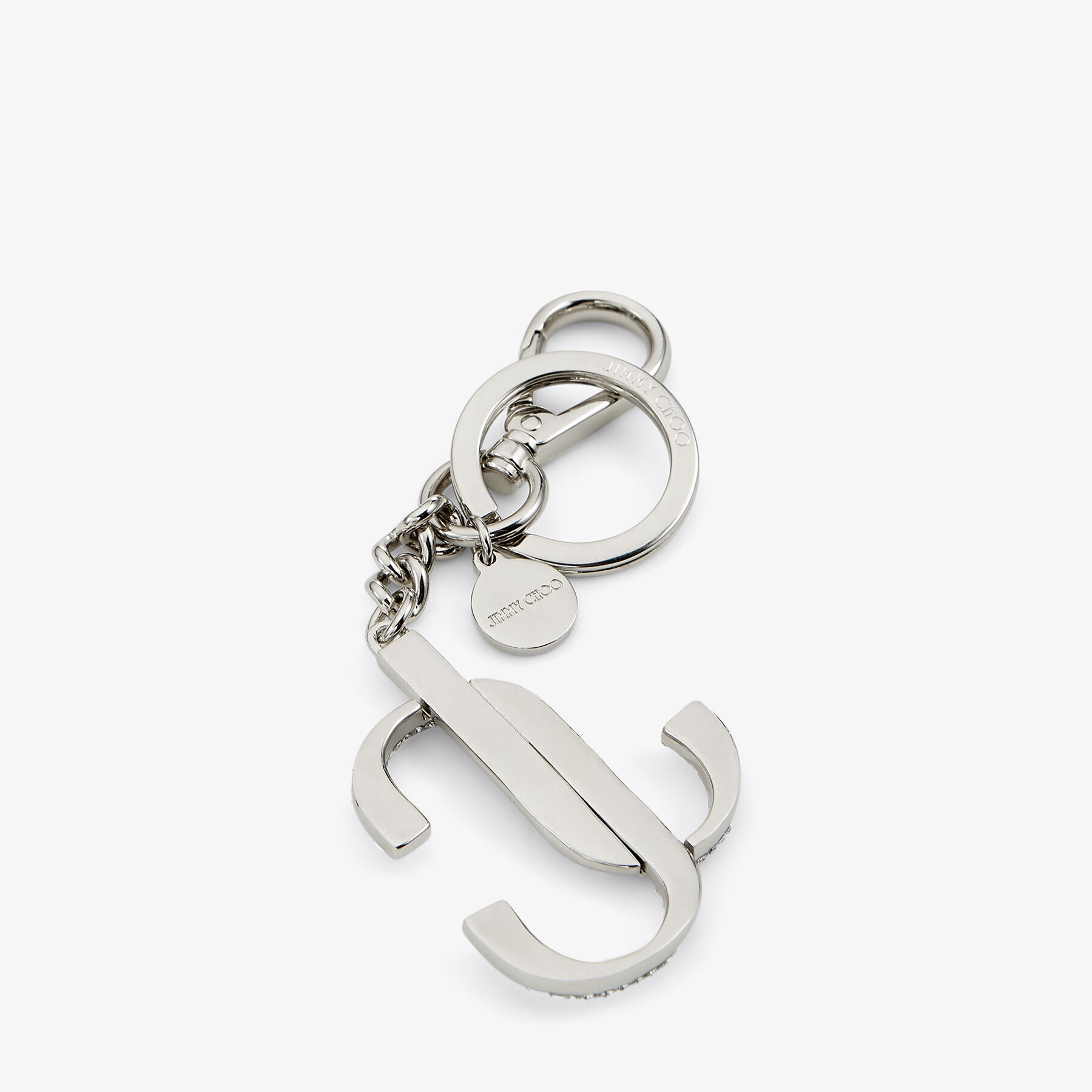 Silver Metal and Pearl Key Ring|FAIRIE |Cruise '20 | JIMMY CHOO AU