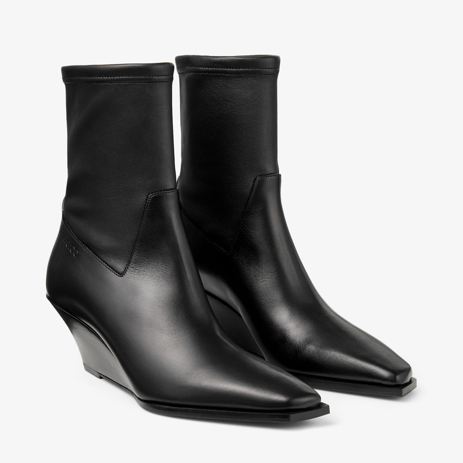Hadley AB 60 | Stiefeletten aus schwarzem Leder | JIMMY CHOO