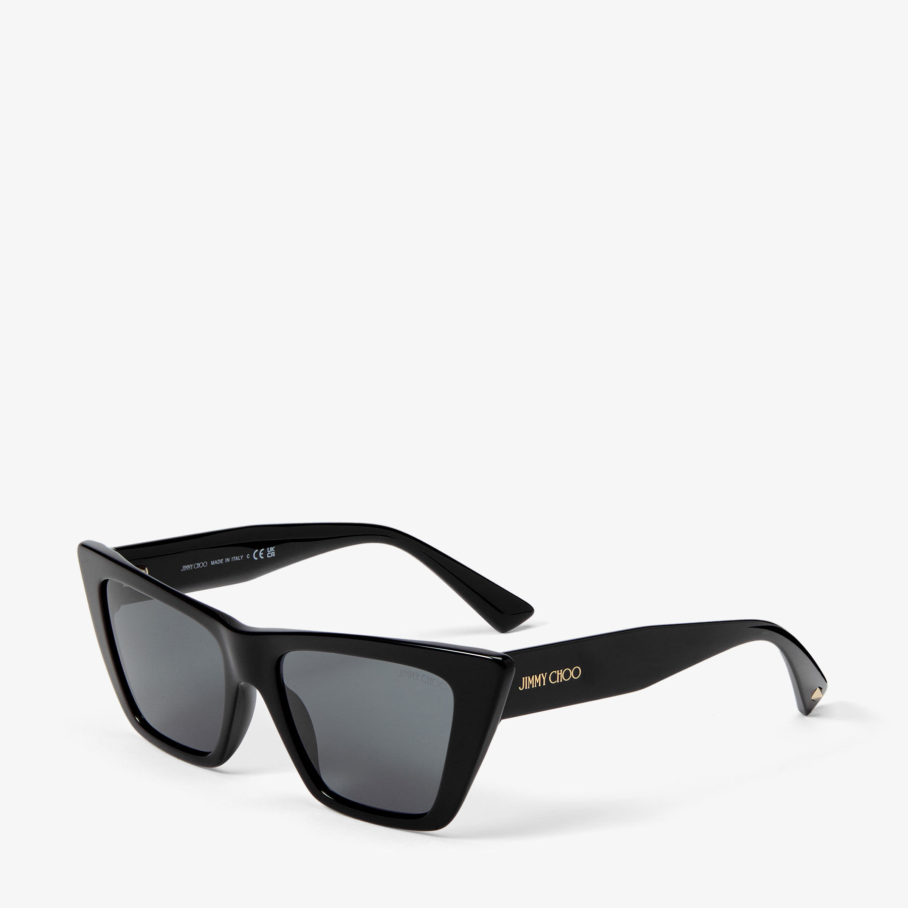 Haley | Black Cat Eye Sunglasses | JIMMY CHOO AU