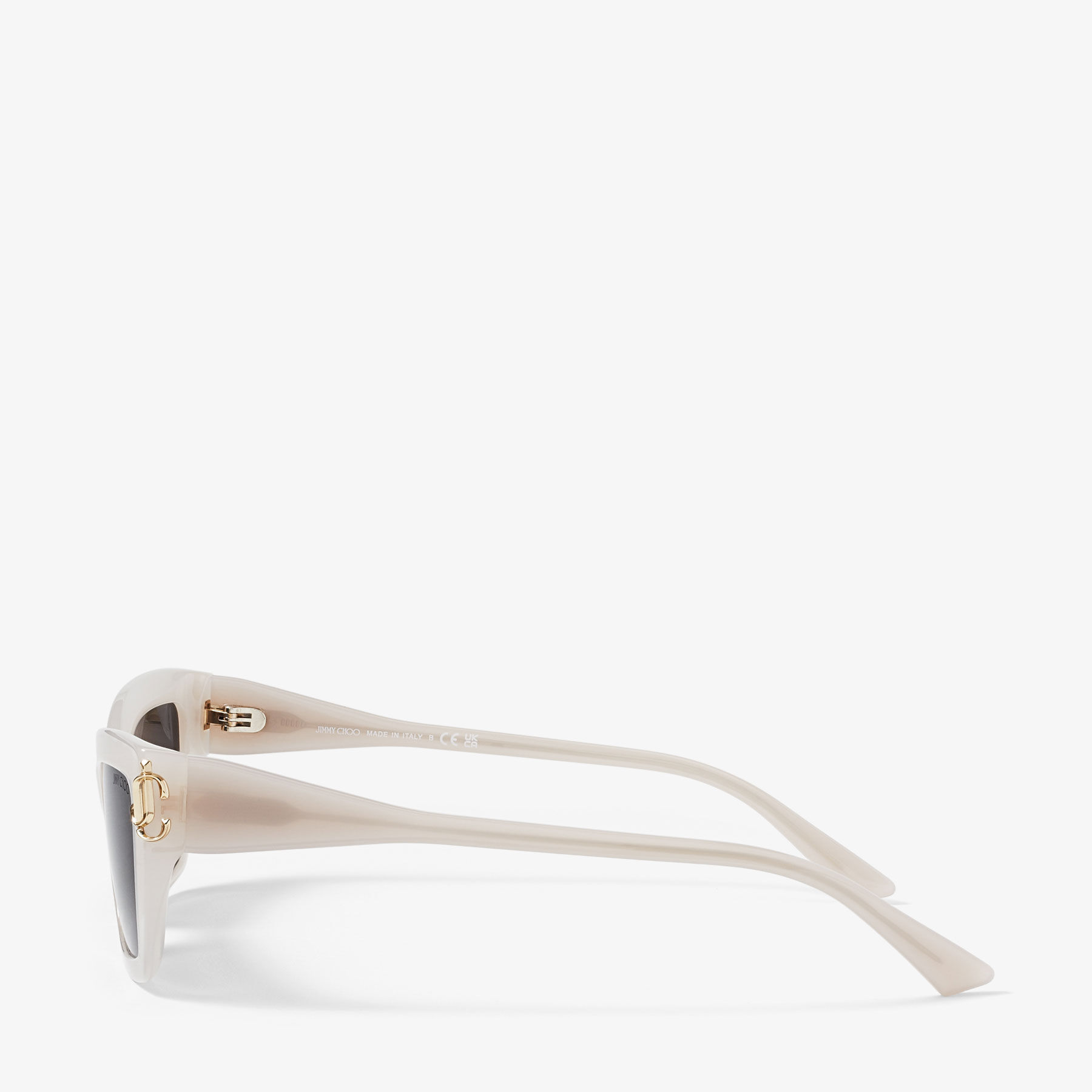 Isla | Opal Sand Cat Eye Sunglasses | JIMMY CHOO