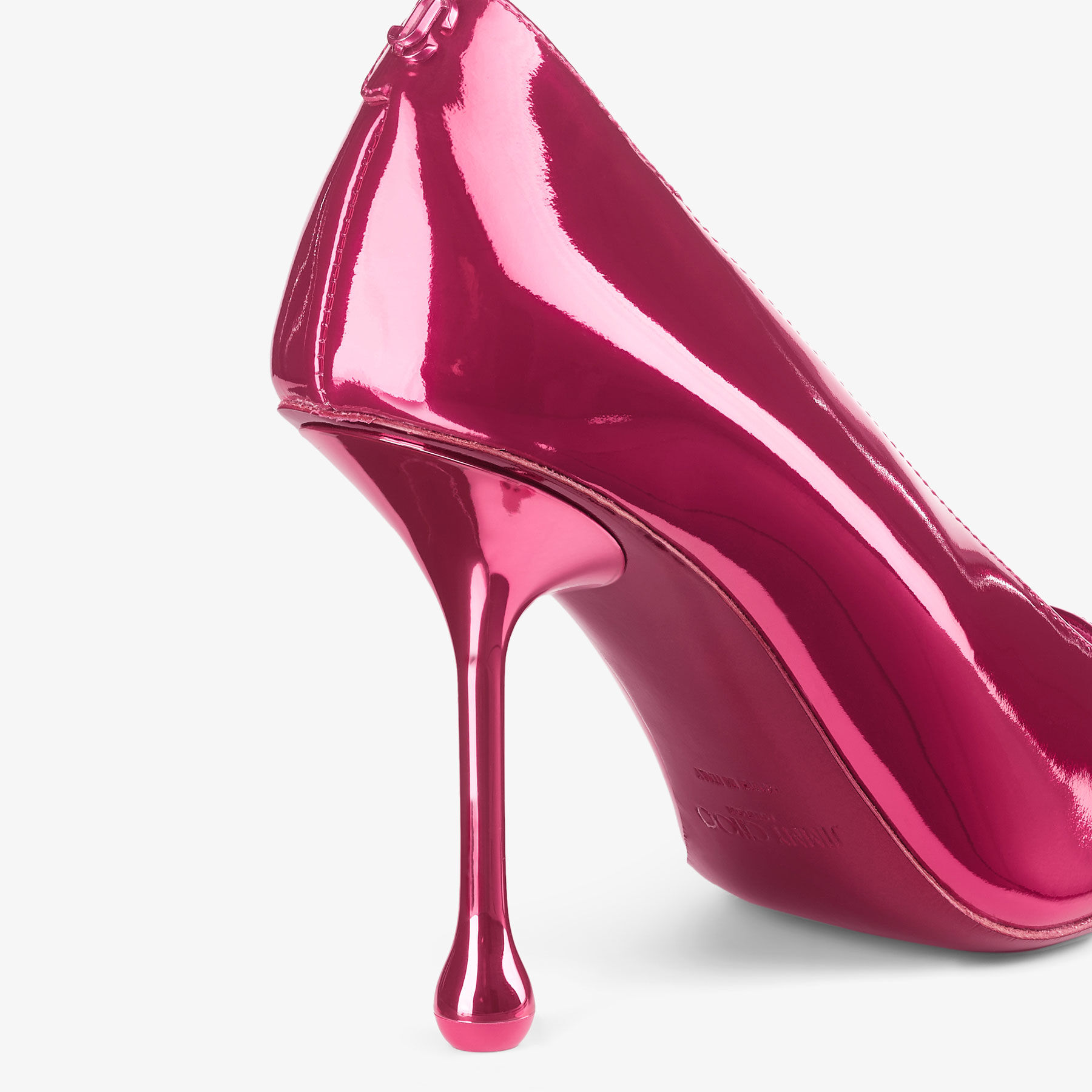Ixia 95 | Gold Liquid Metal Leather Pumps | JIMMY CHOO AU