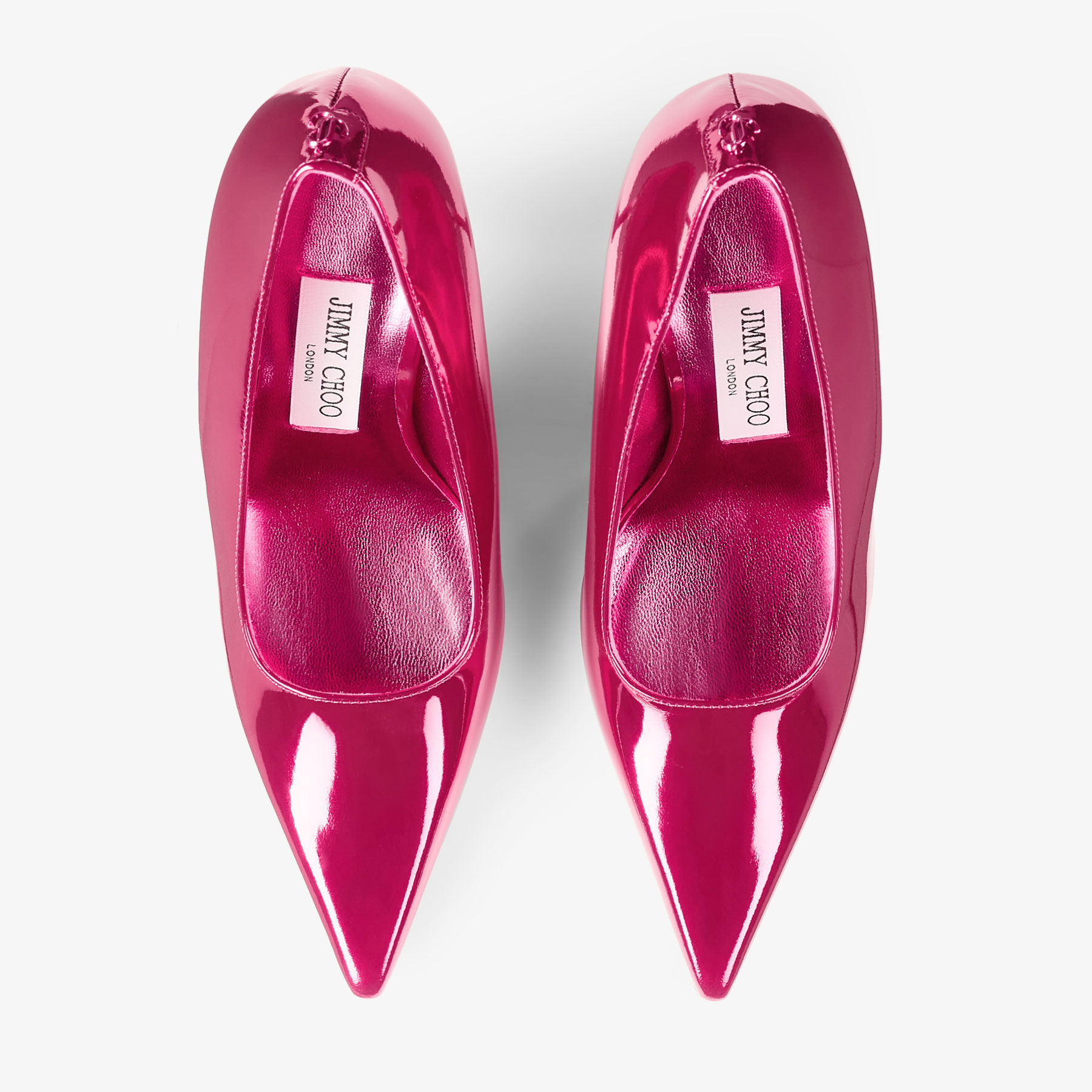 Ixia 95 | Gold Liquid Metal Leather Pumps | JIMMY CHOO AU