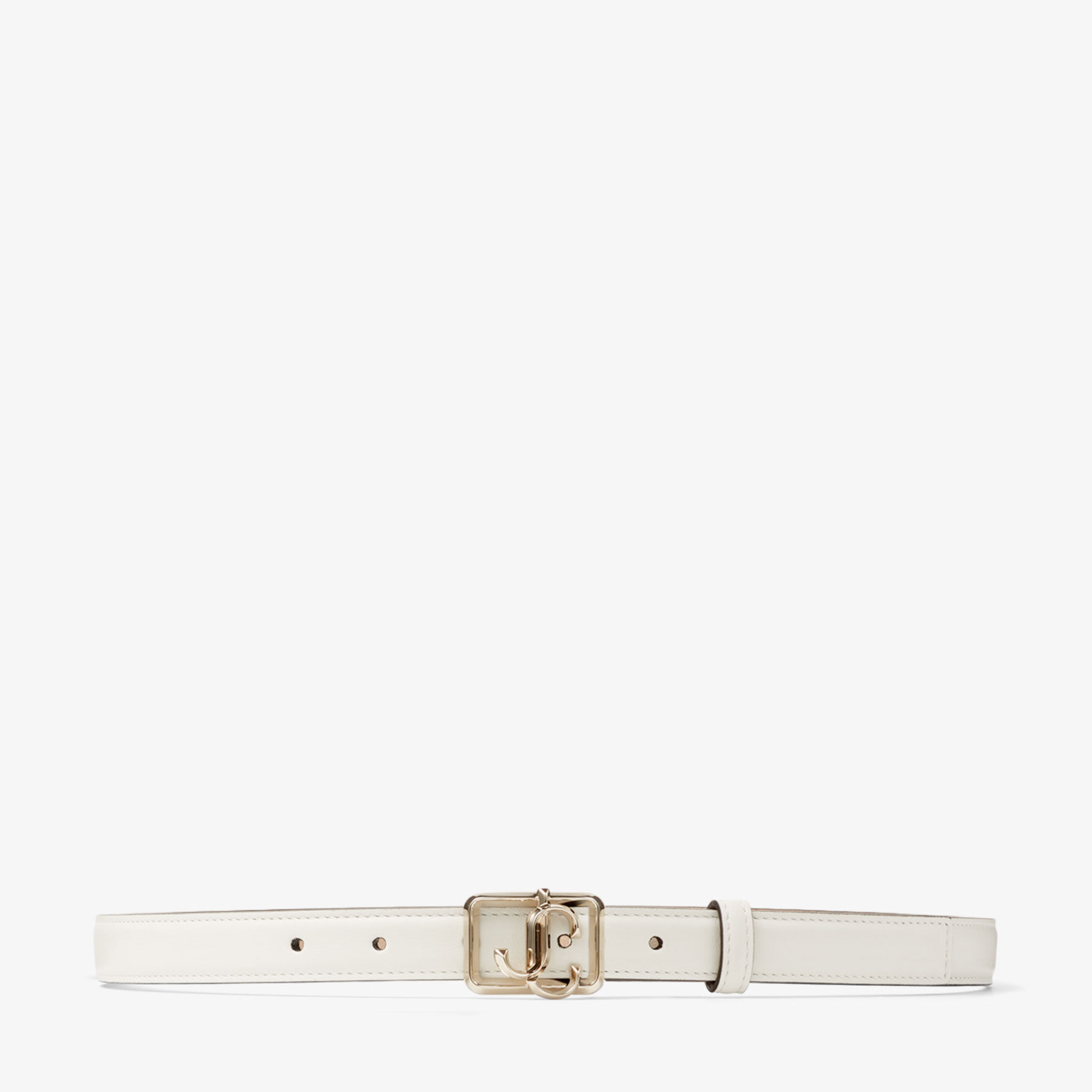 JC Square Belt | Latte Calf Leather JC Square-Buckle Belt | New ...