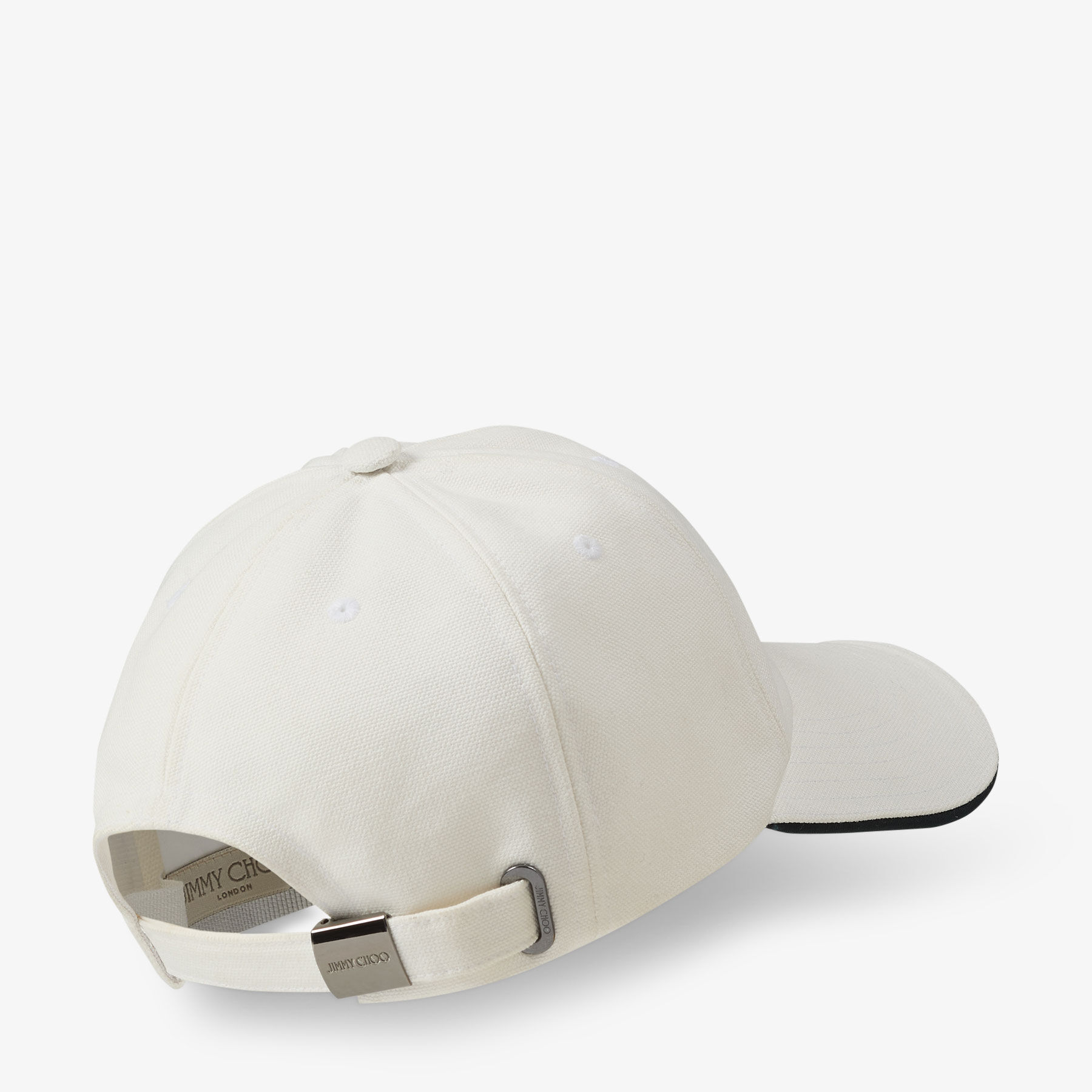 Jimmy Choo / Malbon Cap | Latte Embroidered Cotton Cap | Jimmy Choo ...
