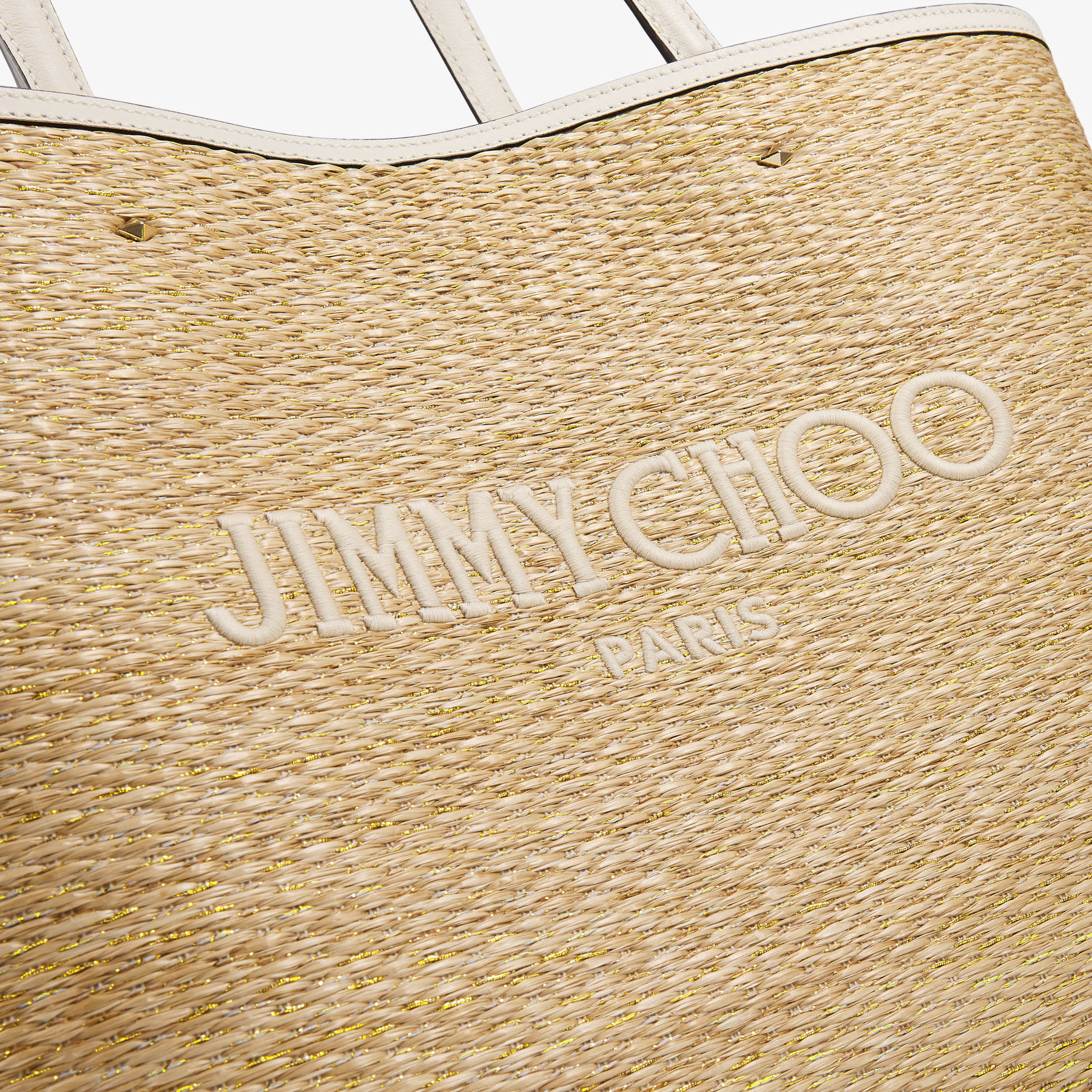 Marli/S | Gold Raffia Tote | JIMMY CHOO