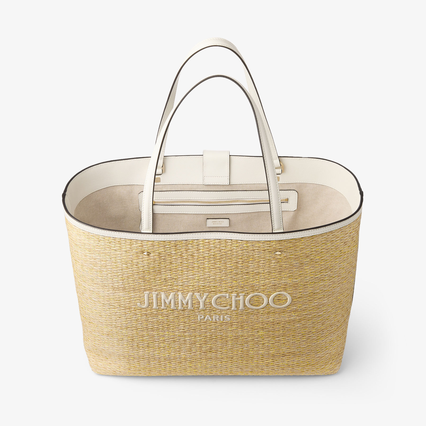Marli/S | Gold Raffia Tote | JIMMY CHOO