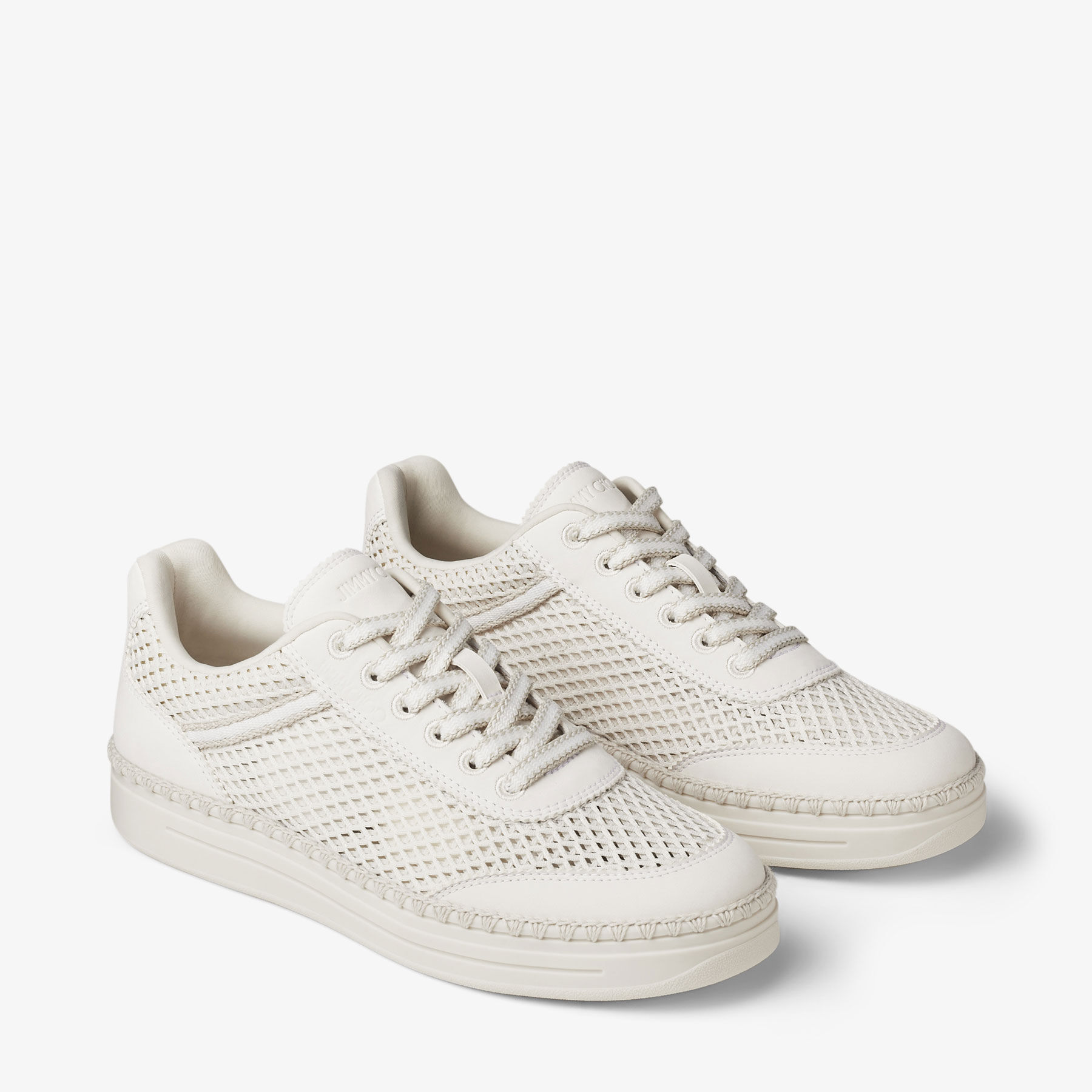 Rimini/F|Mesh-Sneakers aus Latte| JIMMY CHOO
