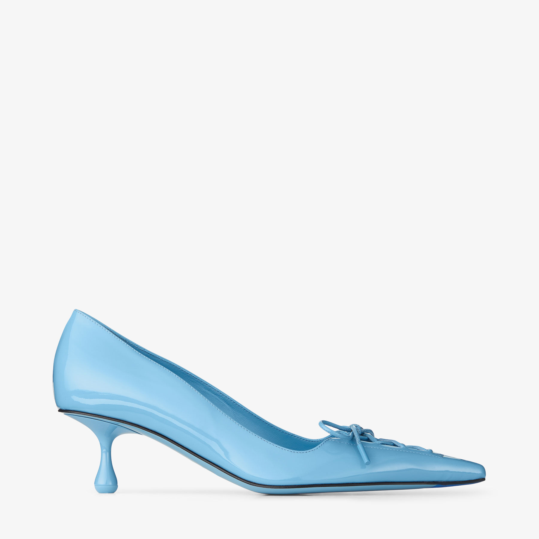 Scarlett 50 | Escarpins en cuir verni gris bleu | JIMMY CHOO FR