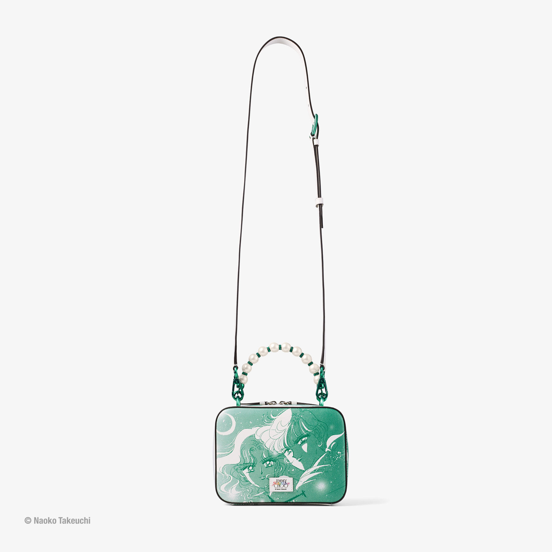 Beauty-case Avenue Sailor Neptune | Borsa con manico in pelle verde ...
