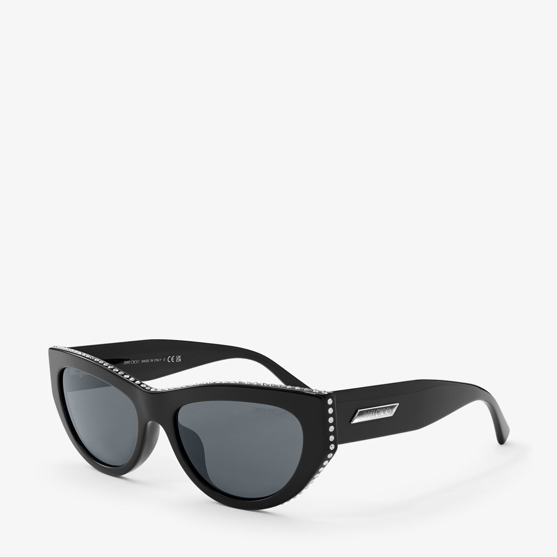 Vale | Black Cat Eye Sunglasses | JIMMY CHOO