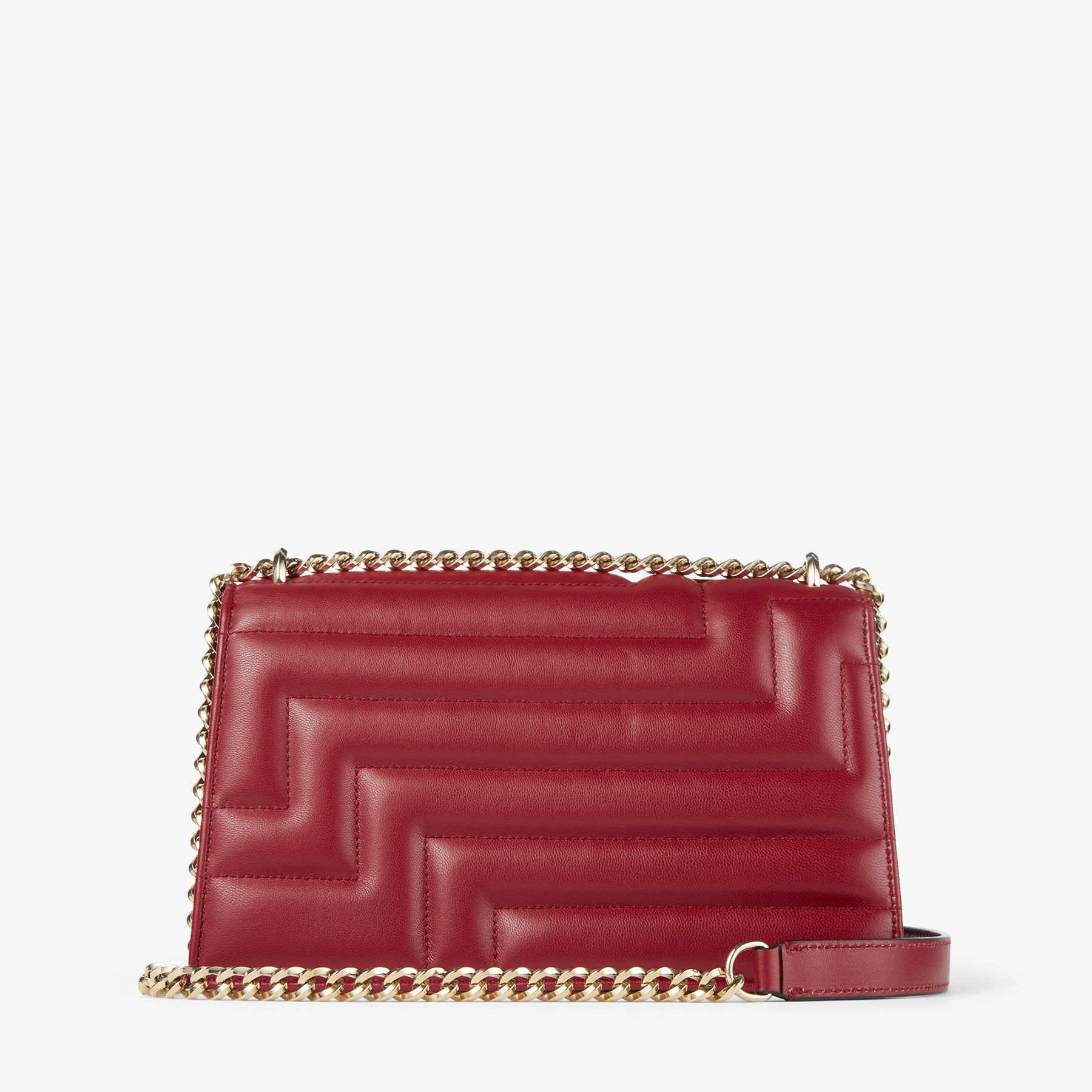 AVENUE SHOULDER/M | Cranberry Avenue Nappa Leather Shoulder Bag with JC ...