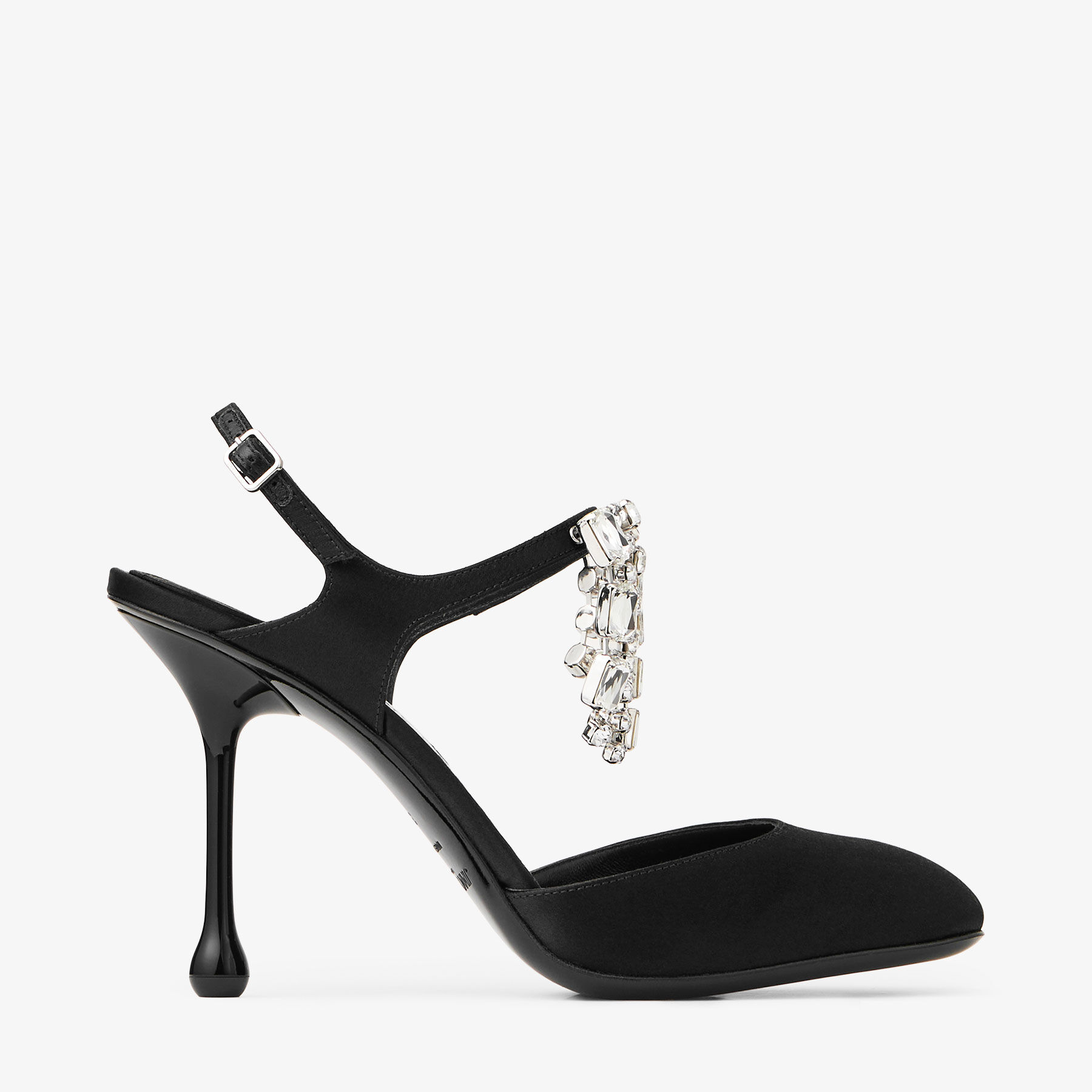 Verity 95 | Ivory Satin Crystal Pumps | JIMMY CHOO NZ