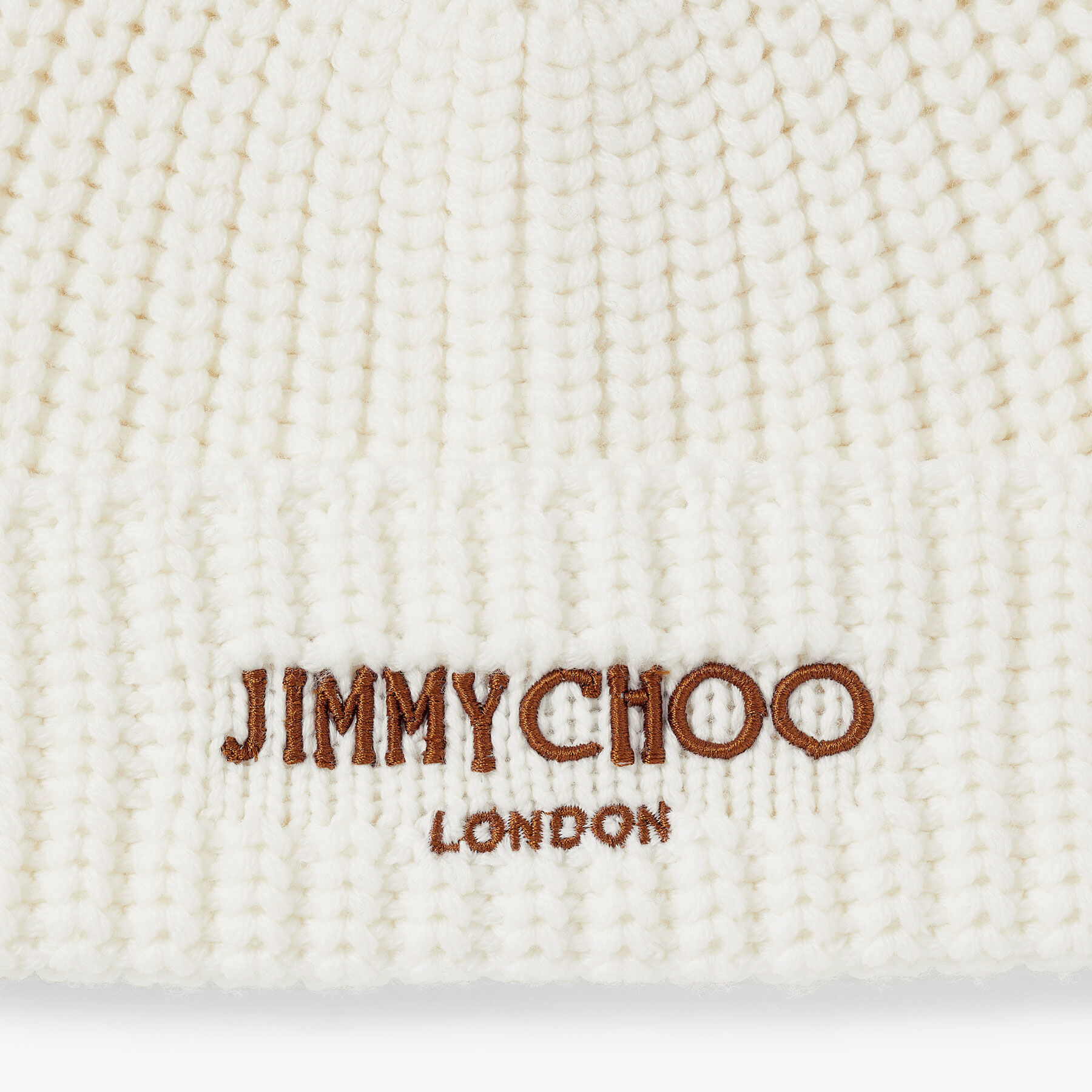 YUKI | Latte Cashwool Knit Hat | Winter Capsule | JIMMY CHOO