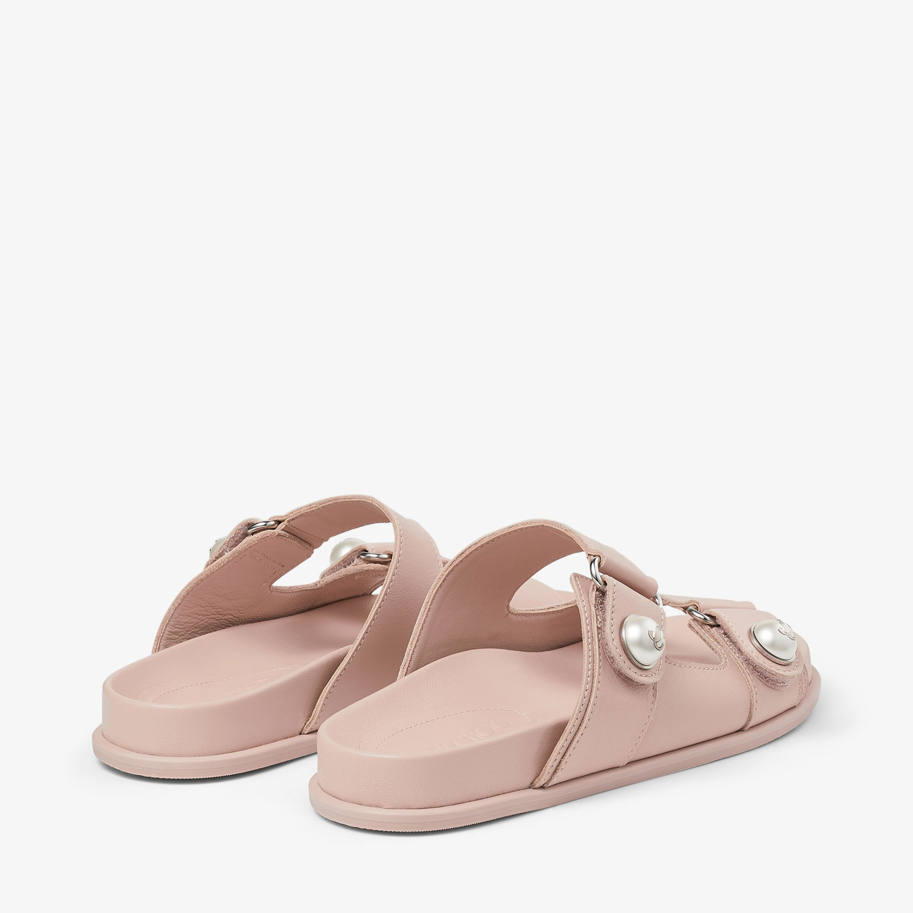 Fayence Sandal | Macaron Leather Sandals with Pearls | JIMMY CHOO