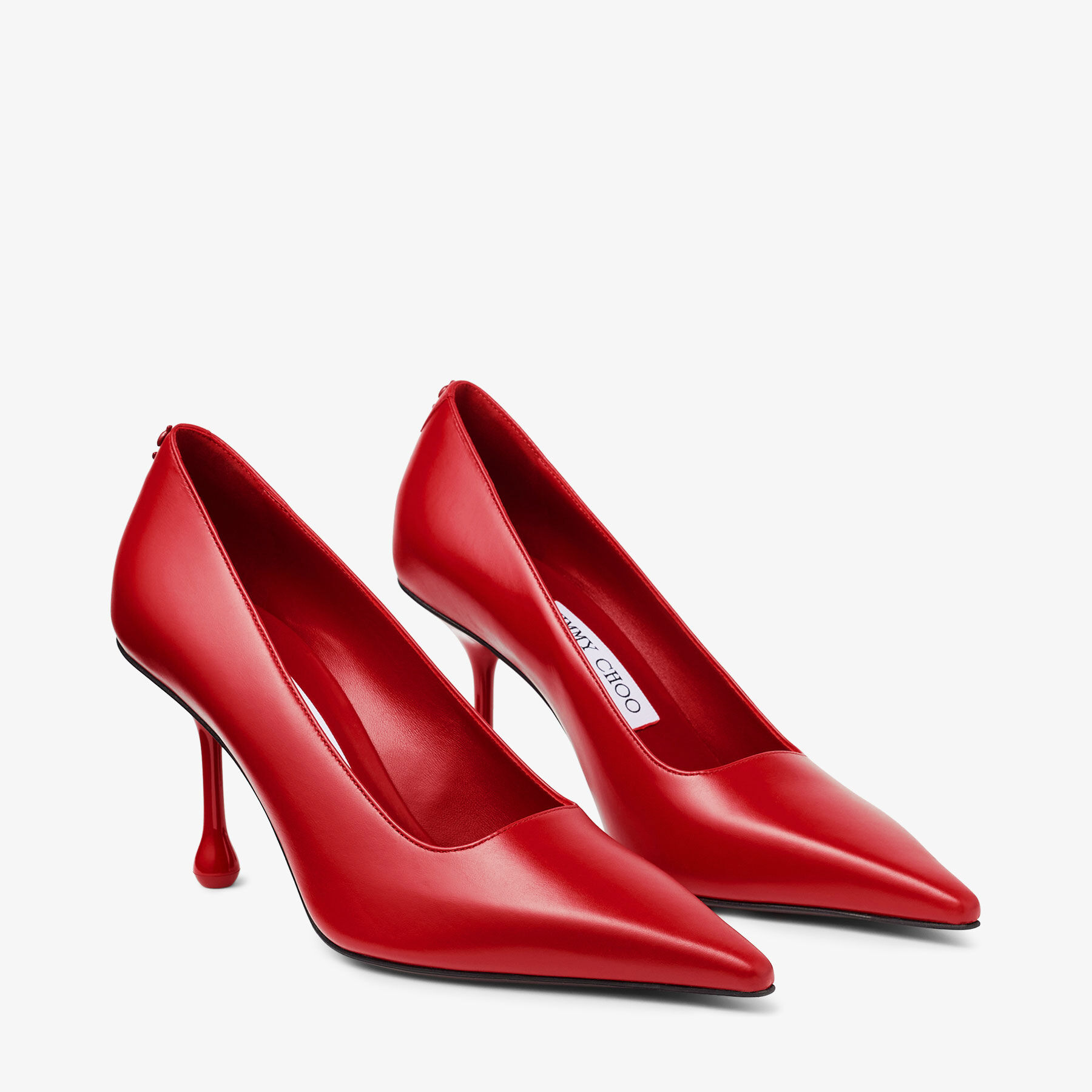 Ixia 80 | Ruby Red Leather Pumps | JIMMY CHOO CA
