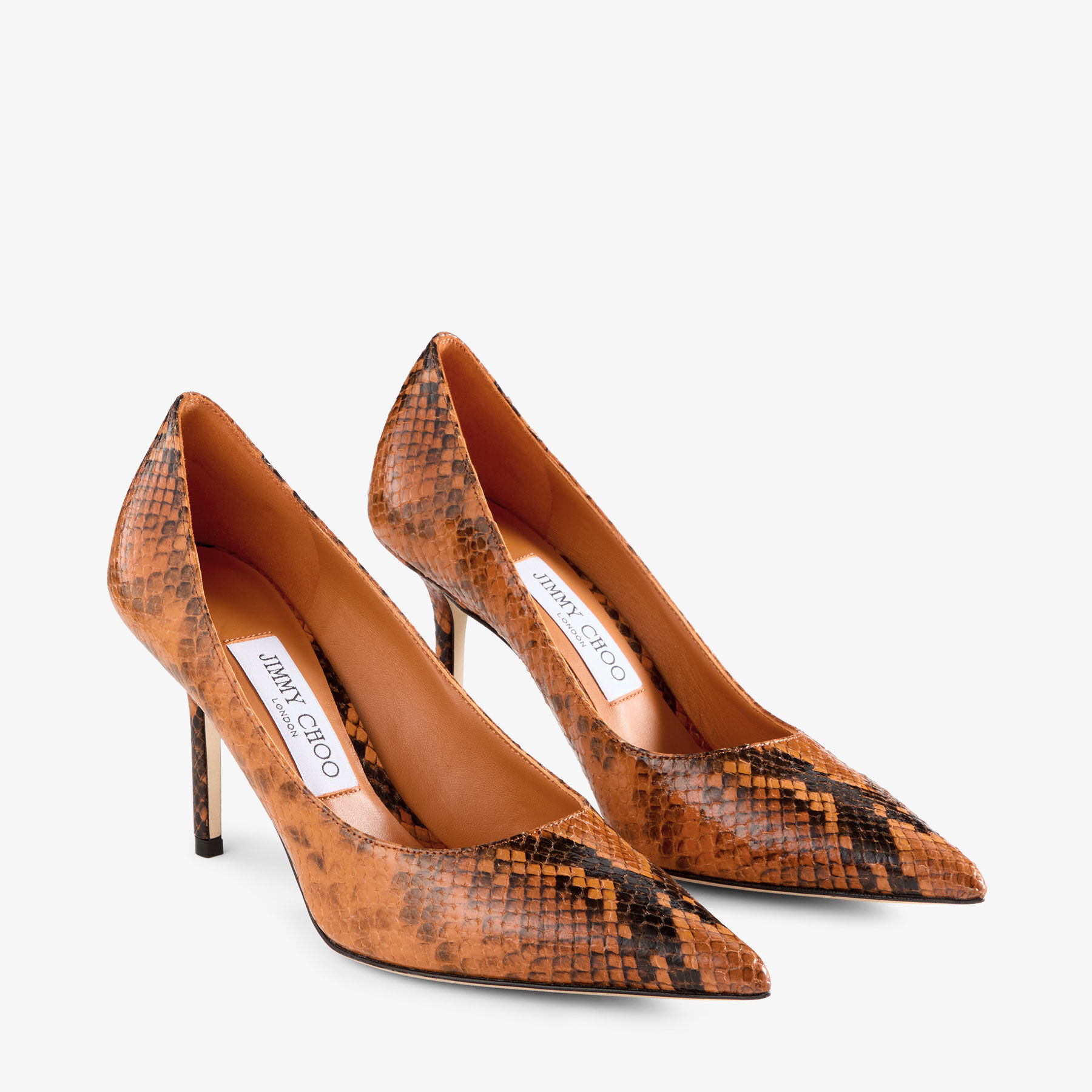 Love 85 | Copper Snake Printed Leather Pumps | JIMMY CHOO CA