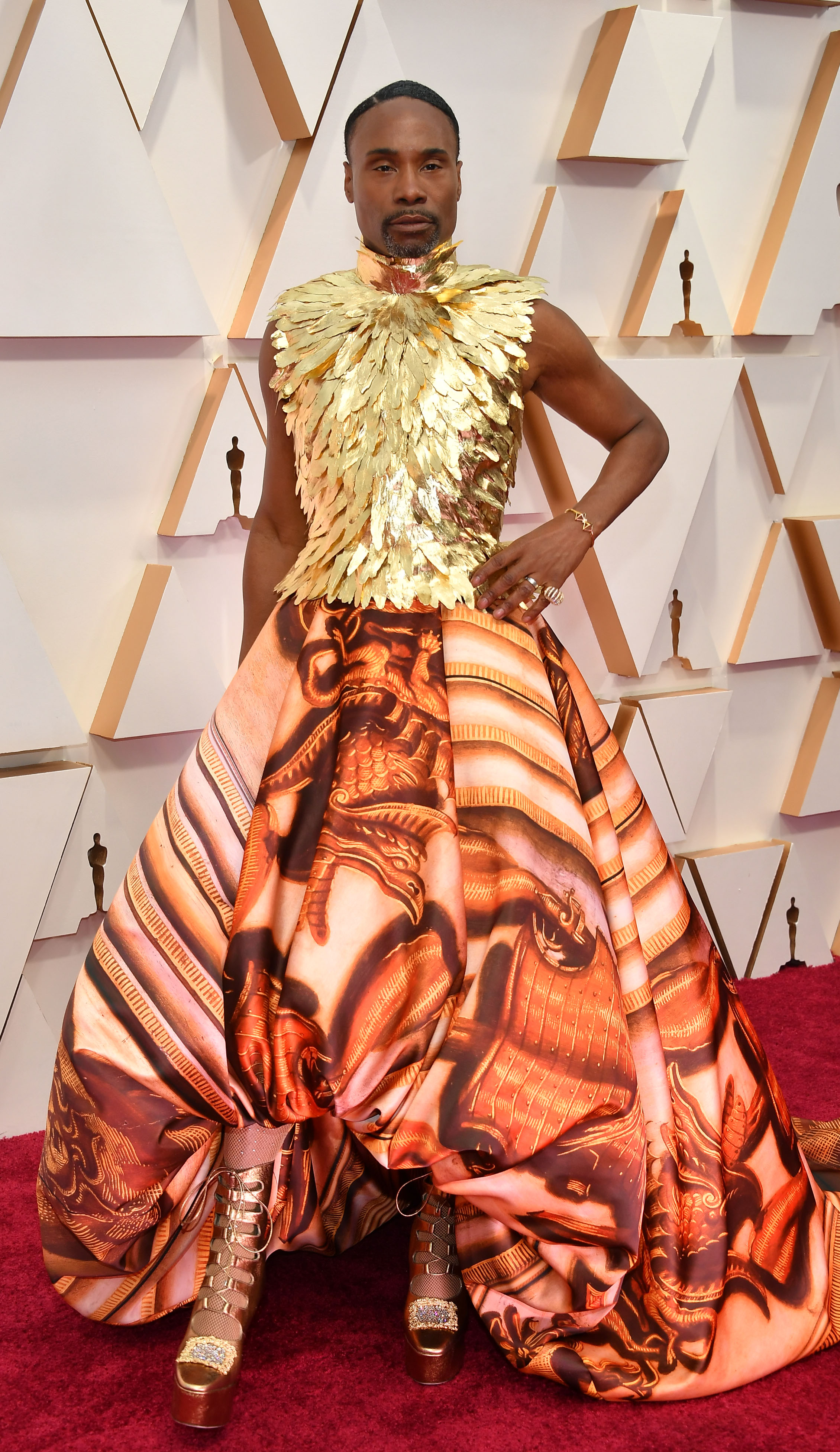 Billy Porter wearing Jimmy Choo custom-made boots | Spotted | Choo ...